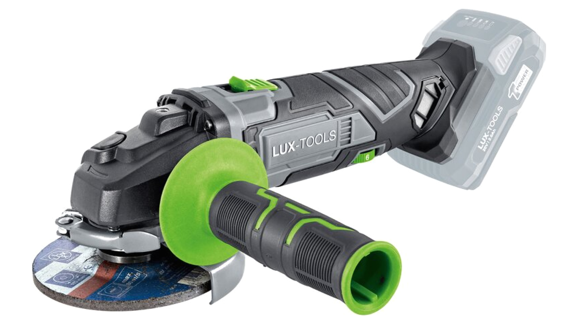 Aku úhlová bruska LUX 1 PowerSystem A-WS-20/115, LUX Tools levně | Kupi.cz