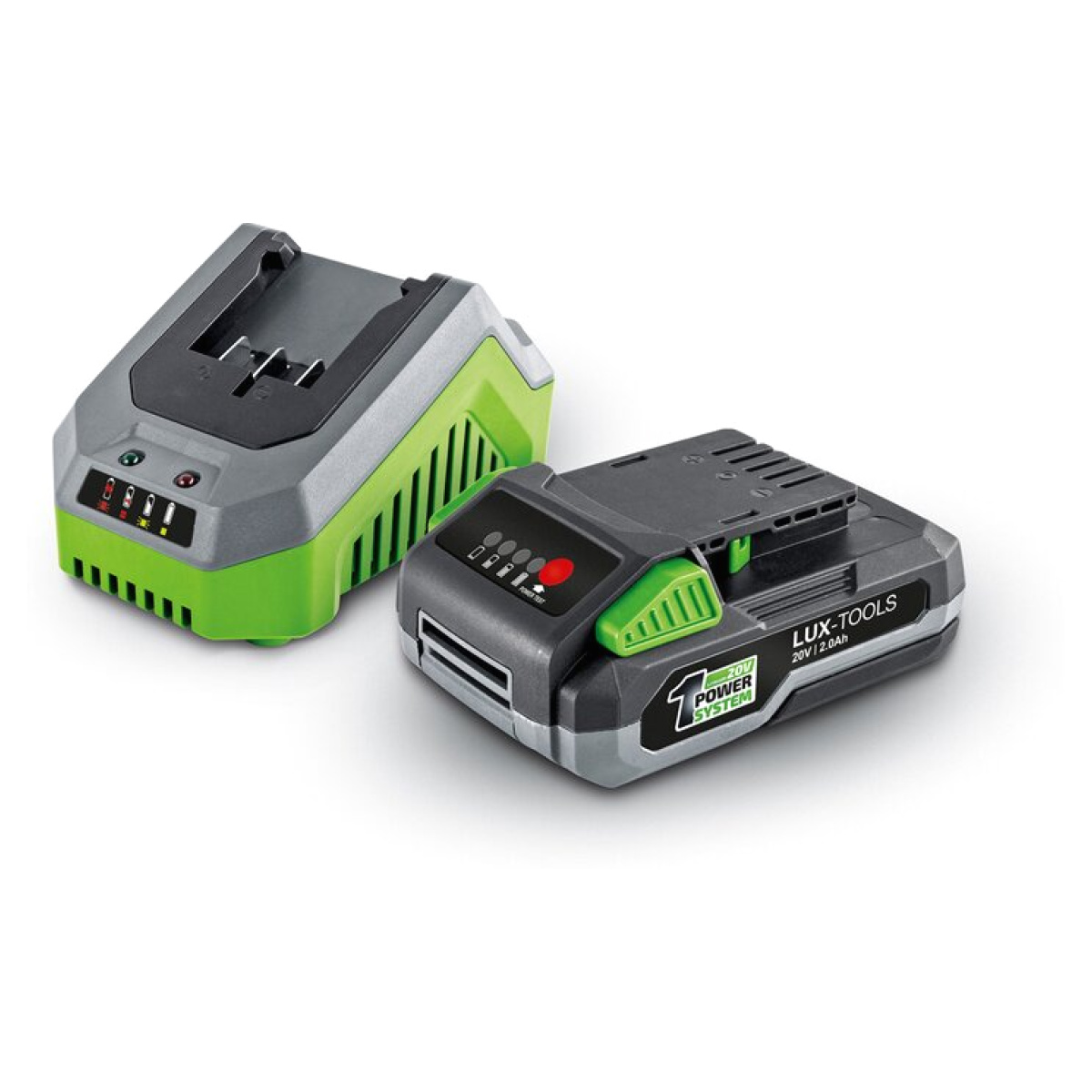 Akumulátor s rychlonabíječkou 1 PowerSystem LUX, LUX Tools levně | Kupi.cz