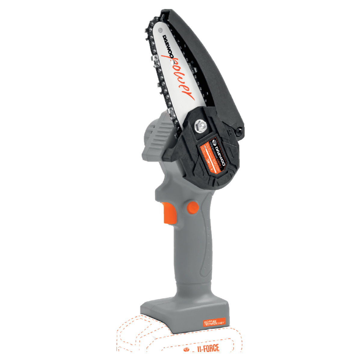 Akumulátorová řetězová mini pila Daewoo v akci levně | Kupi.cz