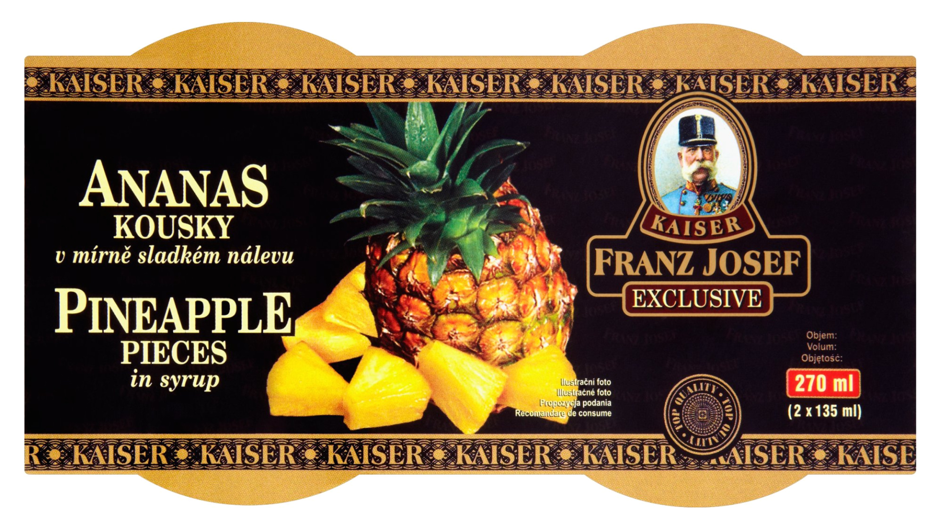 Kompot ananas Exclusive Franz Josef Kaiser levně | Kupi.cz