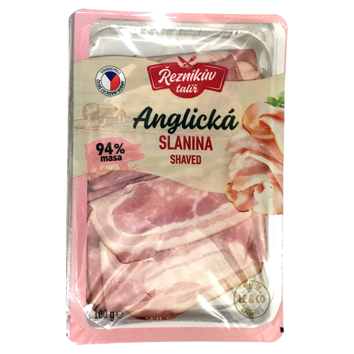 Anglická slanina shaved Řezníkův talíř levně | Kupi.cz