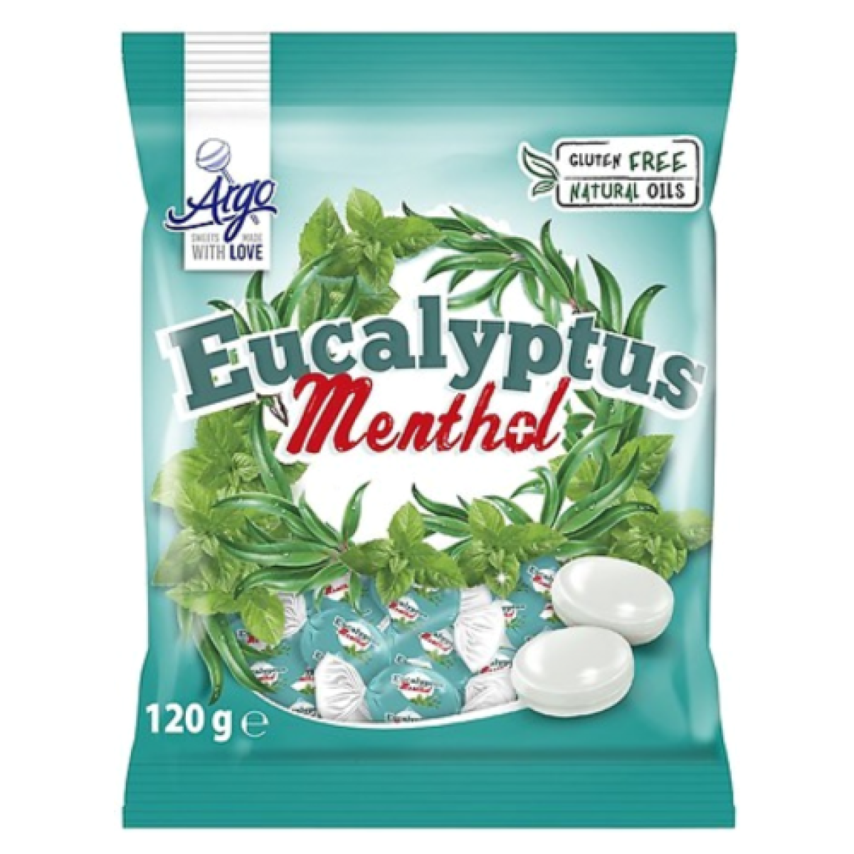 Bonbony mentolové Eukalyptus Argo levně | Kupi.cz