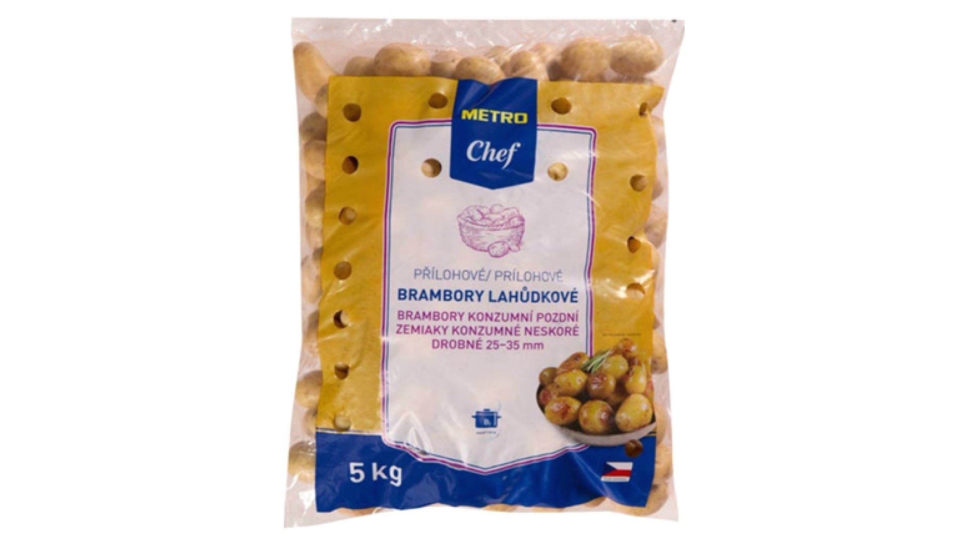 Brambory konzumní pozdní Grenaille Metro Chef levně | Kupi.cz