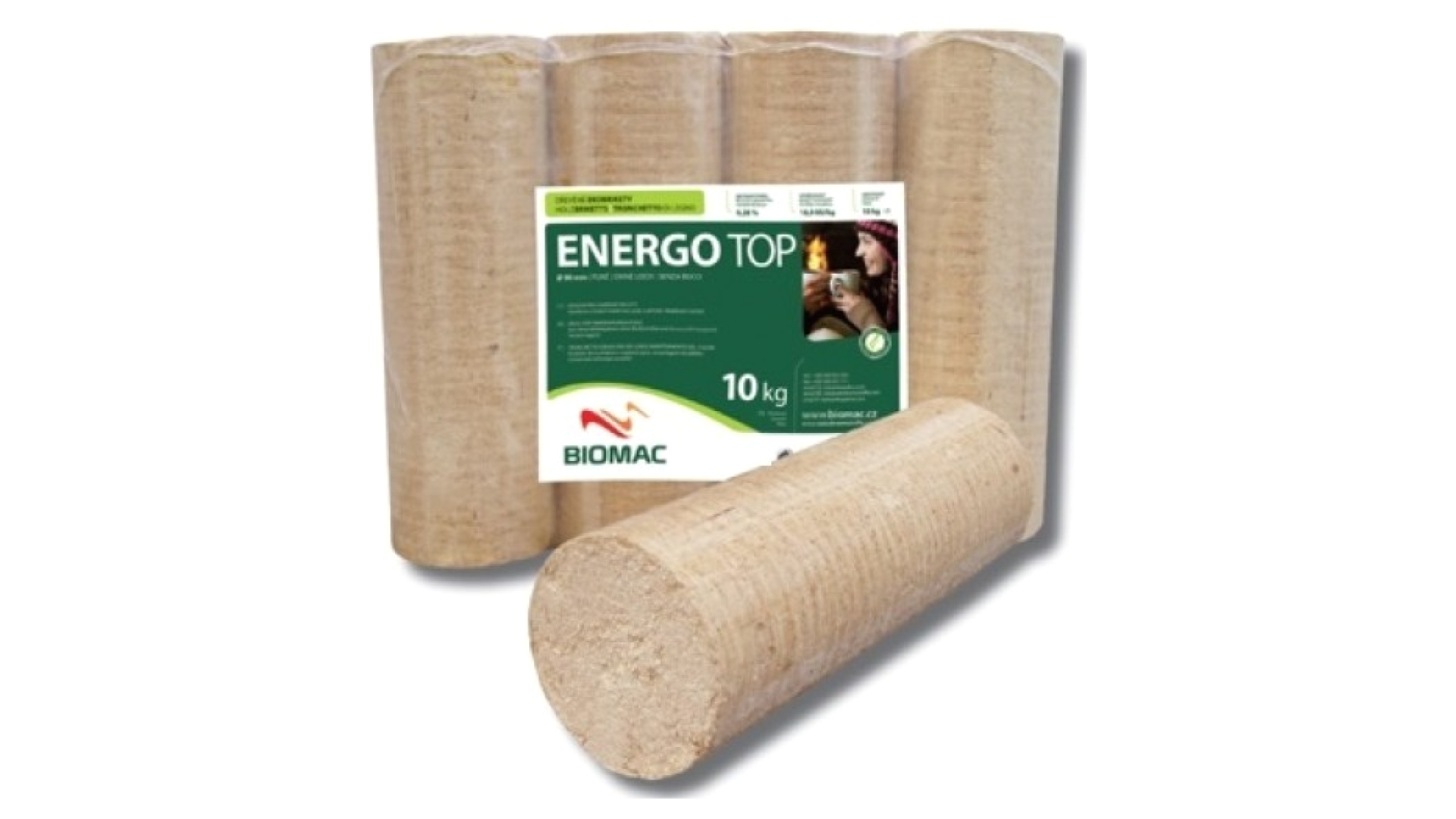 Brikety dřevěné Biomac levně | Kupi.cz