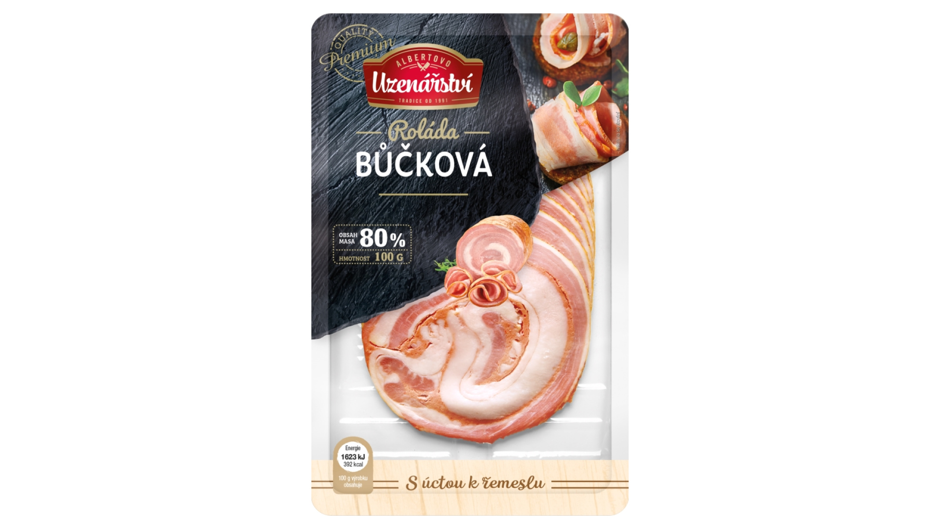 Bůčková roláda Albertovo uzenářství levně | Kupi.cz