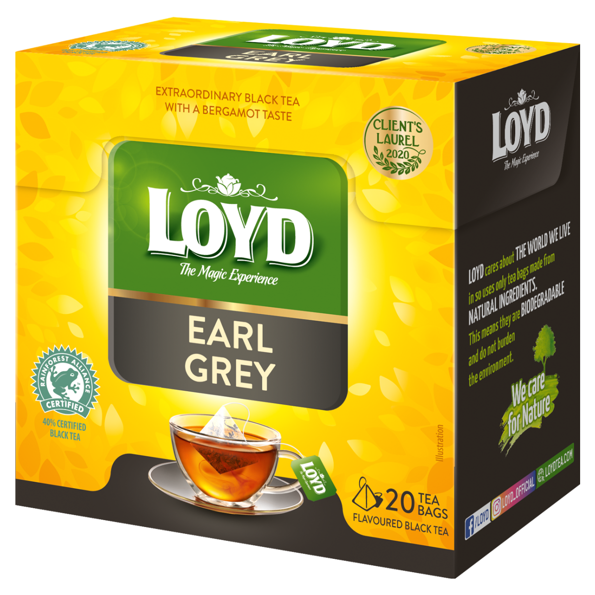 Čaj Earl Grey Loyd - pyramidový levně | Kupi.cz