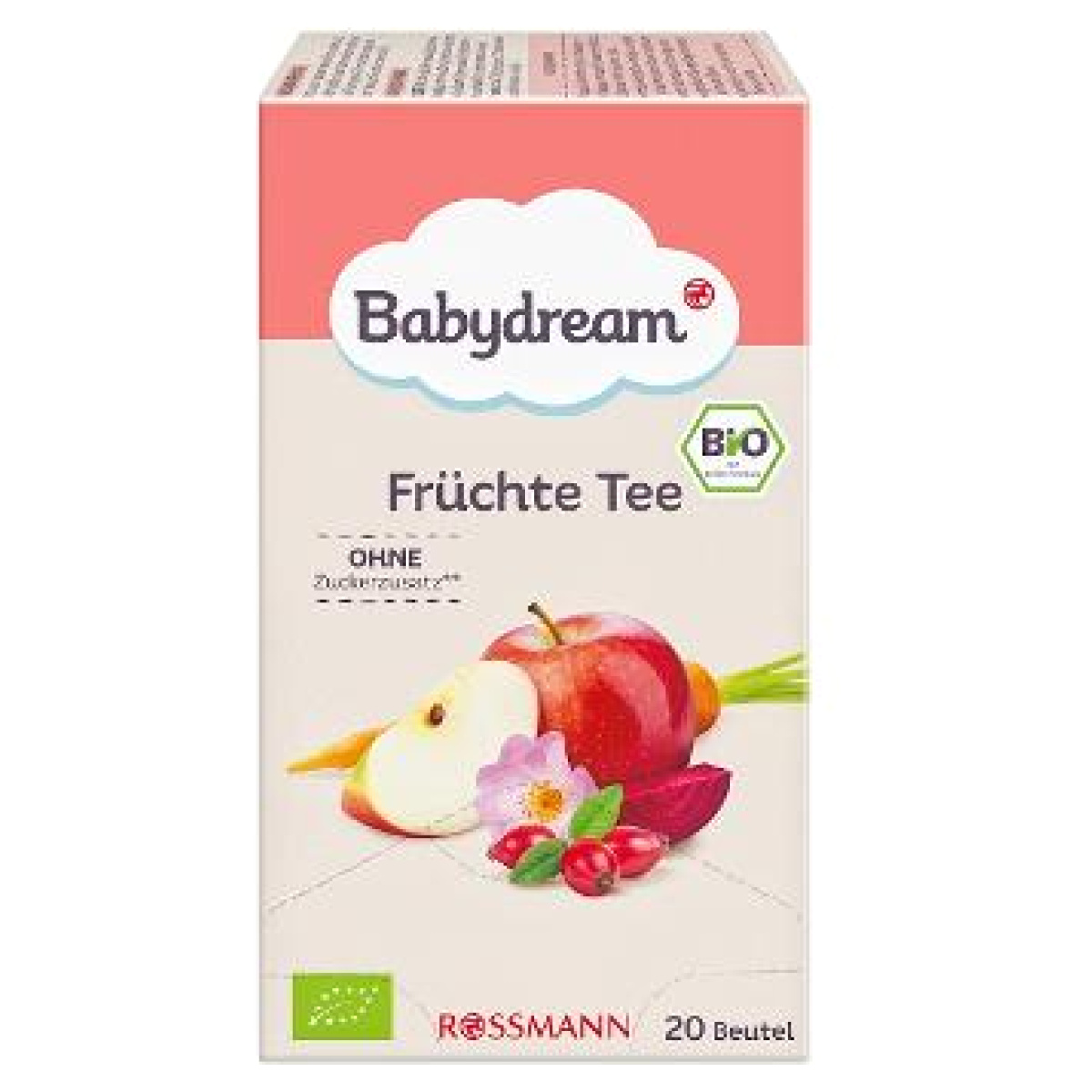 Čaj ovocný dětský porcovaný bio Babydream levně | Kupi.cz