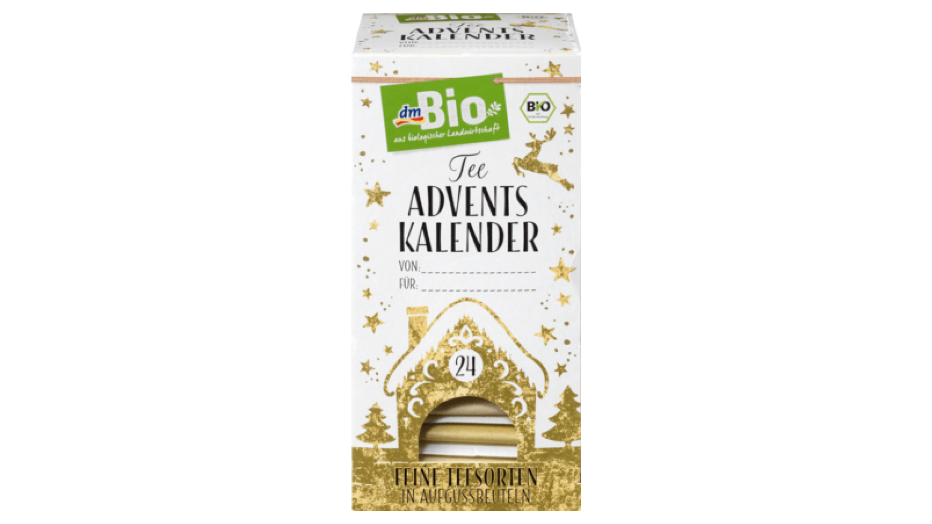 Čajový adventní kalendář dm Bio levně | Kupi.cz
