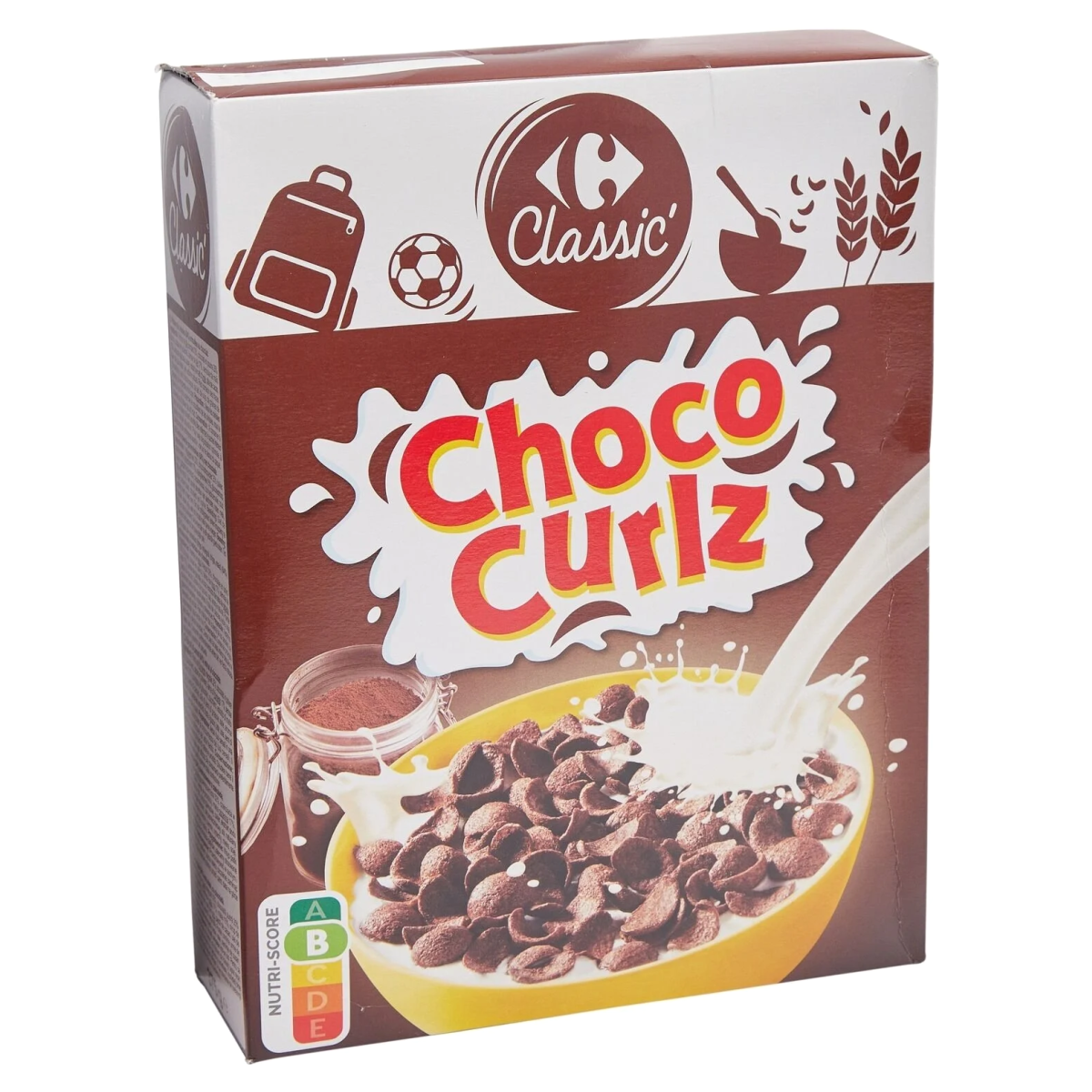 Cereálie polštářky Choco Curlz Classic Carrefour levně | Kupi.cz