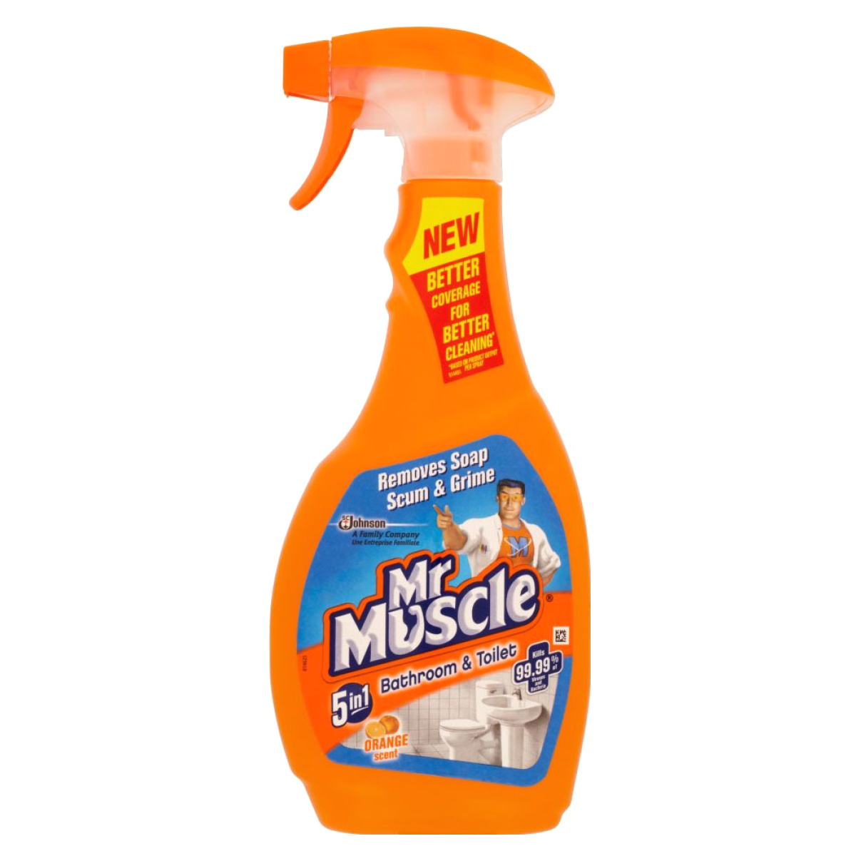 Čistič koupelen Mr. Muscle, Mr.Muscle levně | Kupi.cz