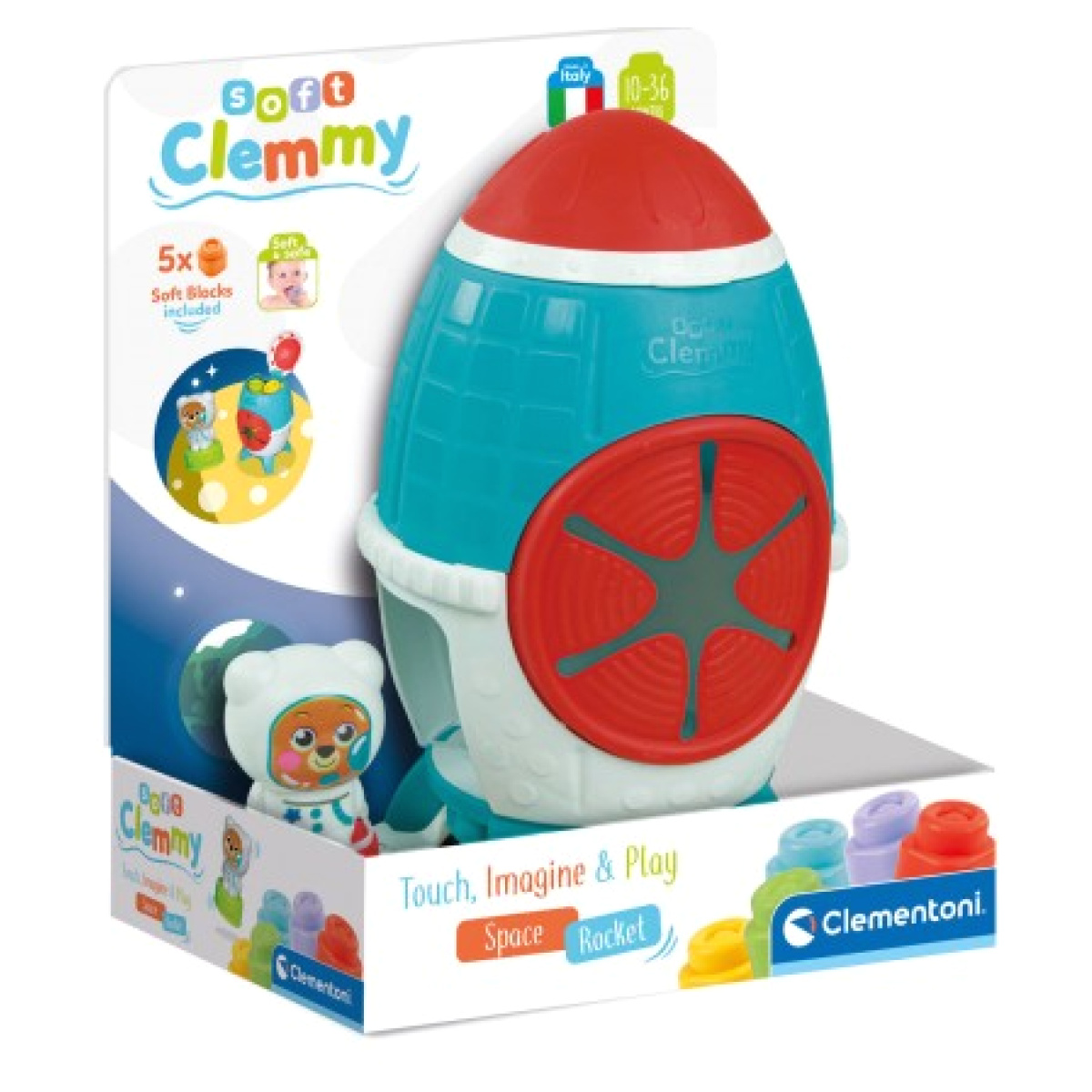 Dětská raketa Soft Clemy Clementoni levně | Kupi.cz