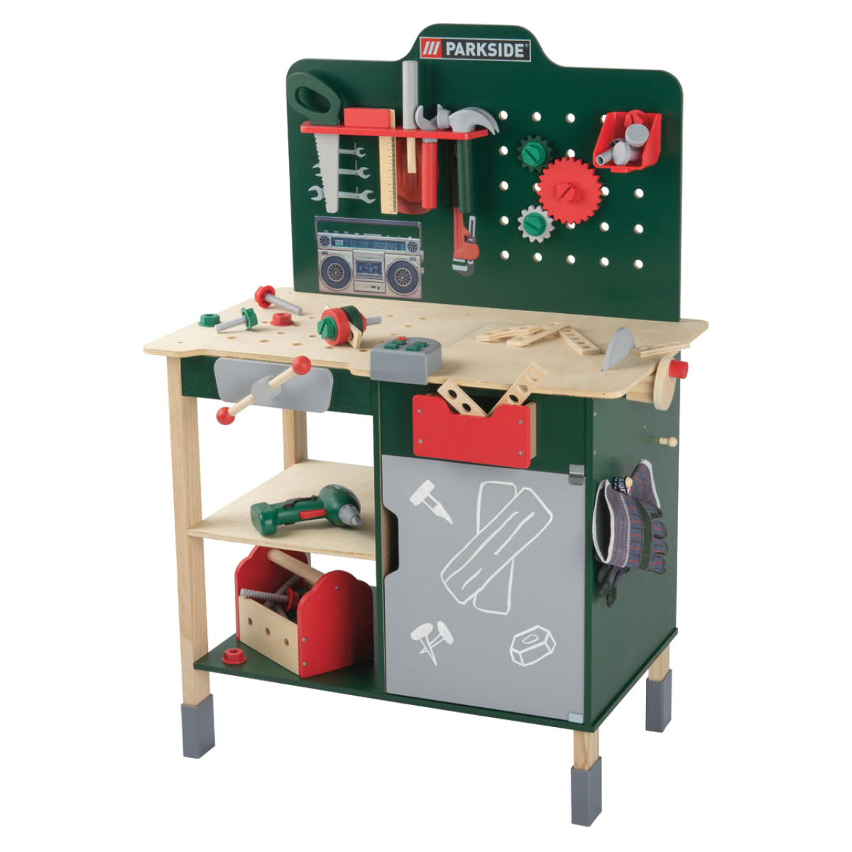 Dětský ponk s nářadím Parkside levně | Kupi.cz