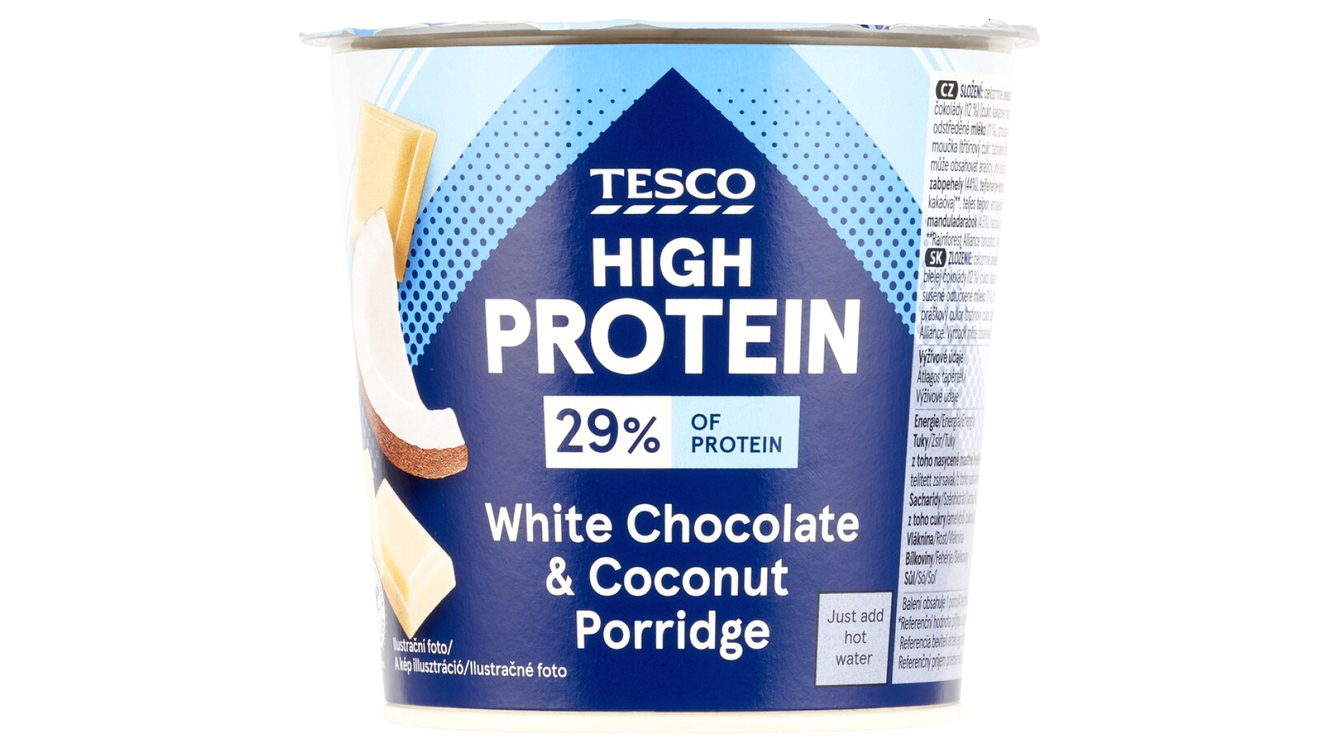 Dezert proteinová kaše High Protein Tesco levně | Kupi.cz