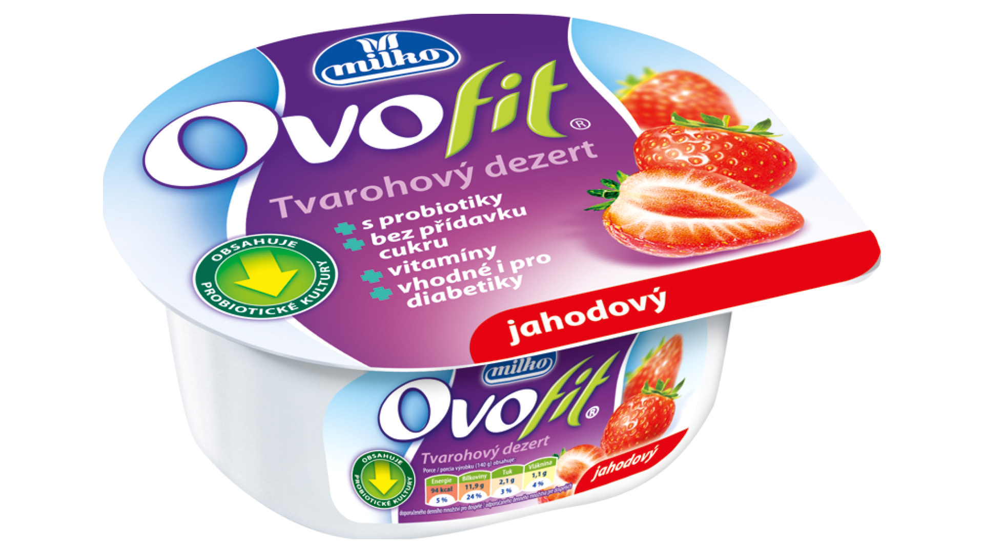 Dezert tvarohový Ovofit Milko levně | Kupi.cz