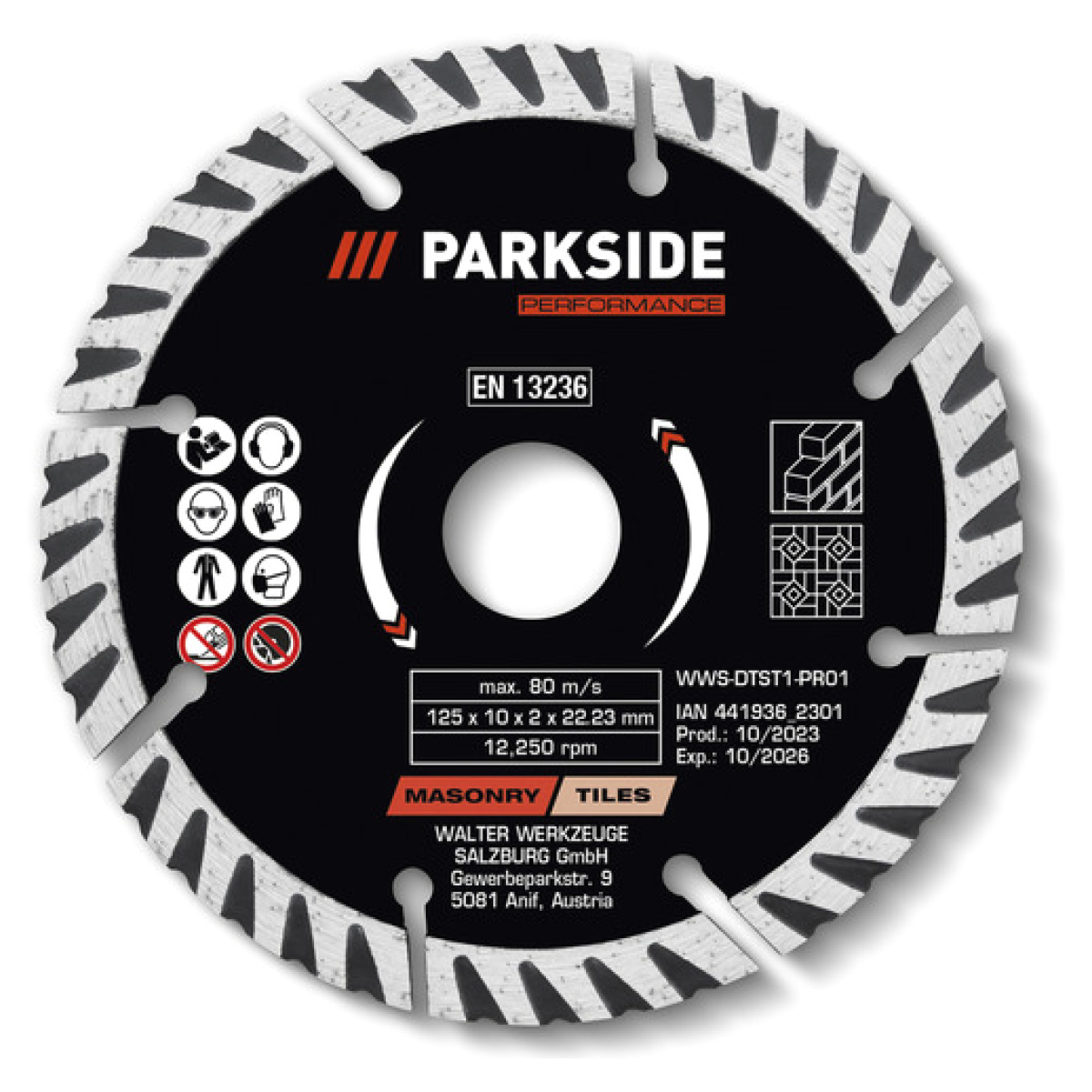 Diamantový kotouč Parkside Performace, Parkside Performance levně | Kupi.cz