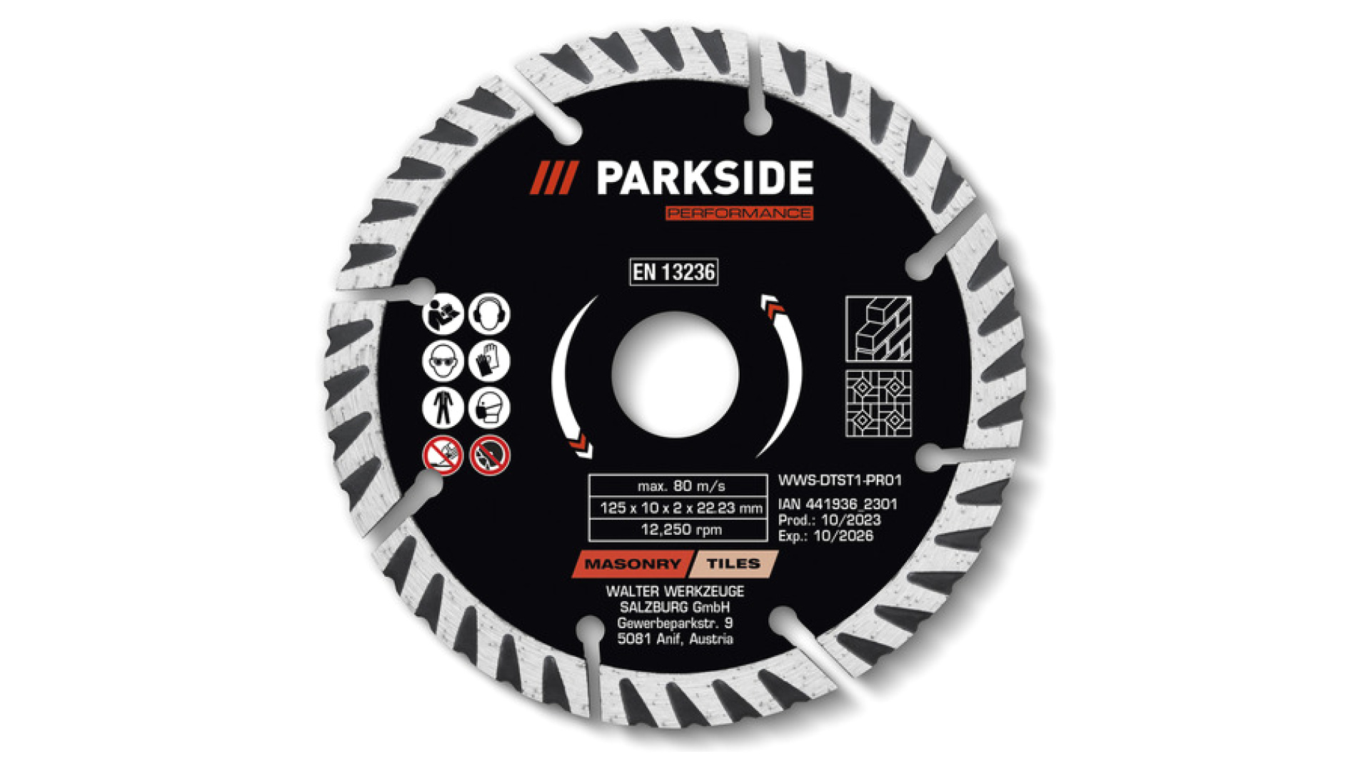 Diamantový kotouč Parkside Performace, Parkside Performance levně | Kupi.cz