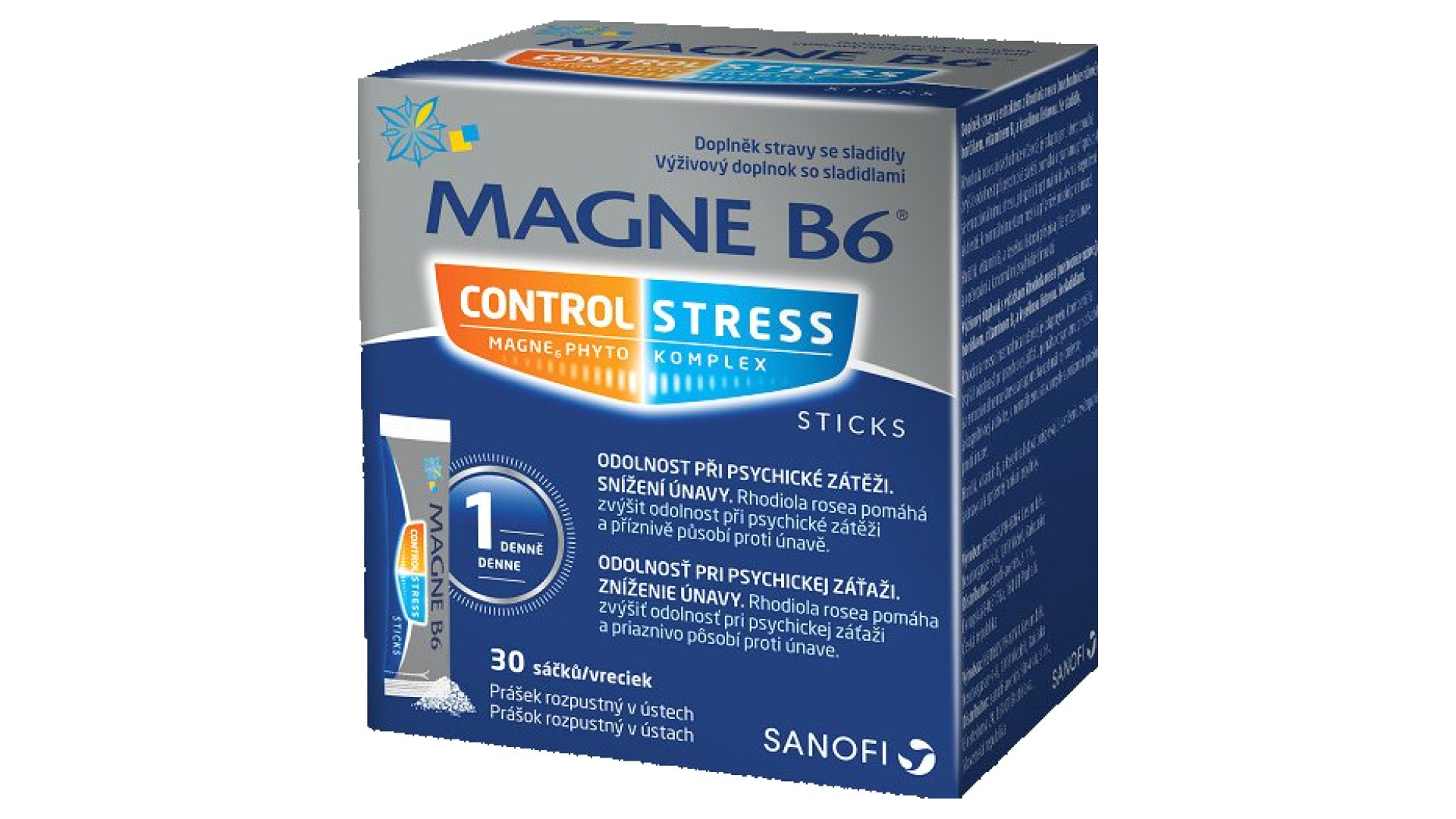 Doplněk stravy Control Stress Magne B6 Sanofi levně | Kupi.cz