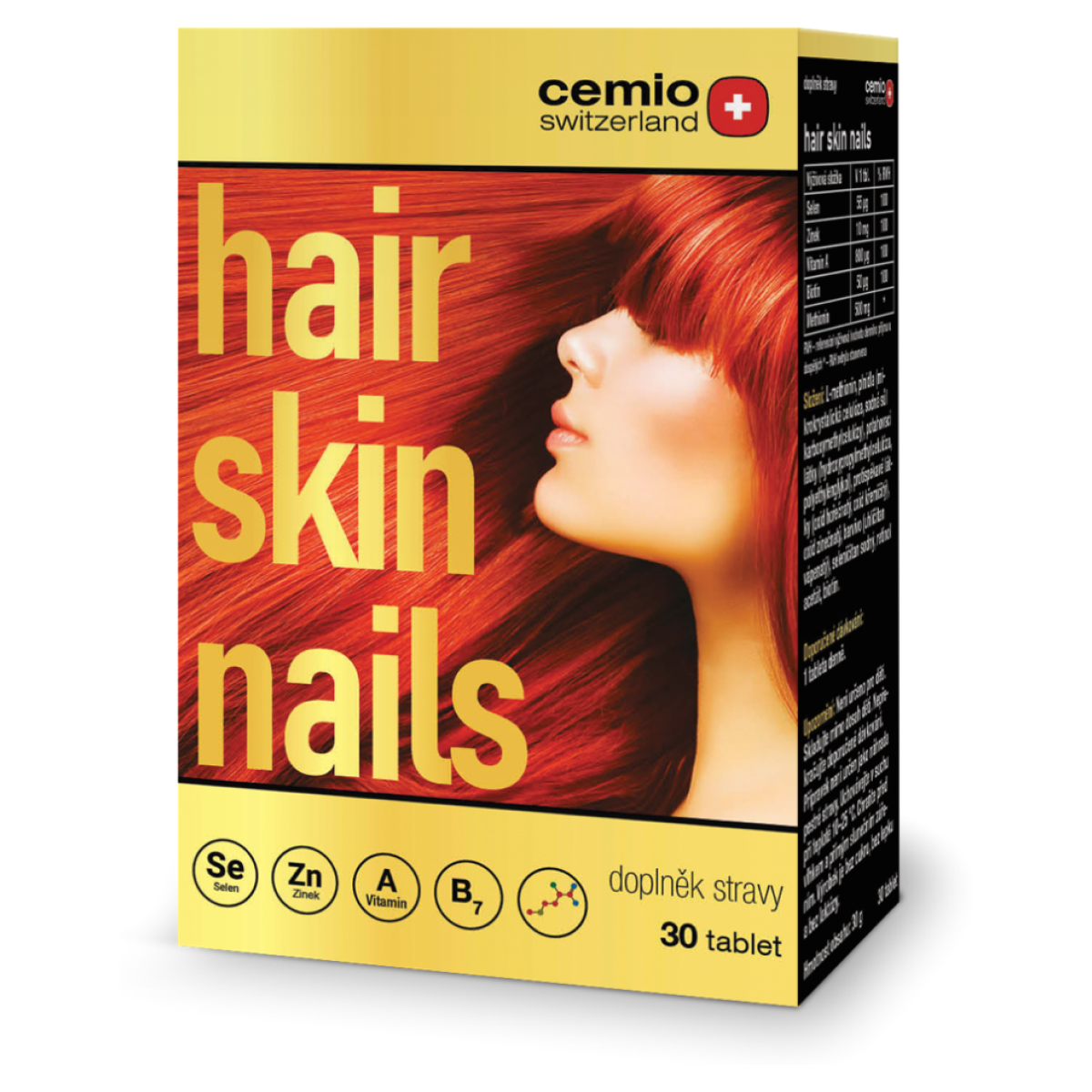 Doplněk stravy Hair, skin, nails Cemio, Cemio Switzerland levně | Kupi.cz