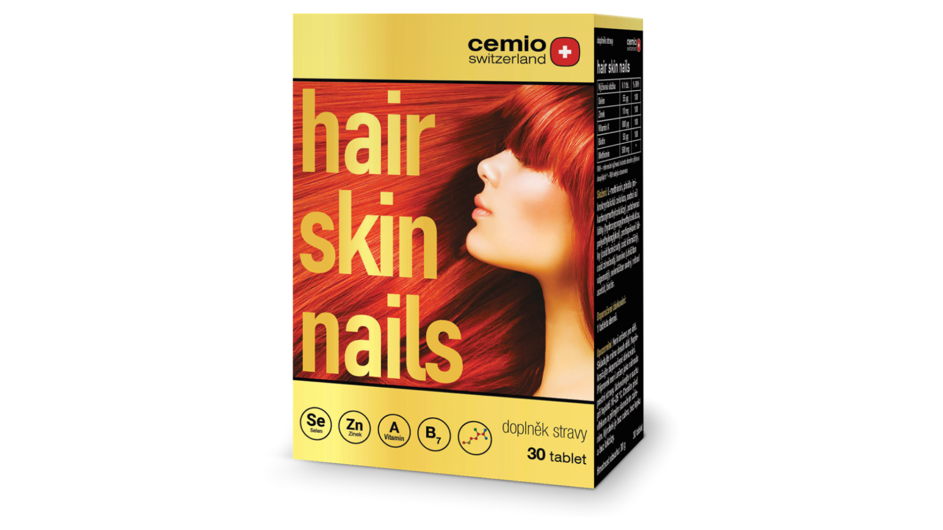 Doplněk stravy Hair, skin, nails Cemio, Cemio Switzerland levně | Kupi.cz