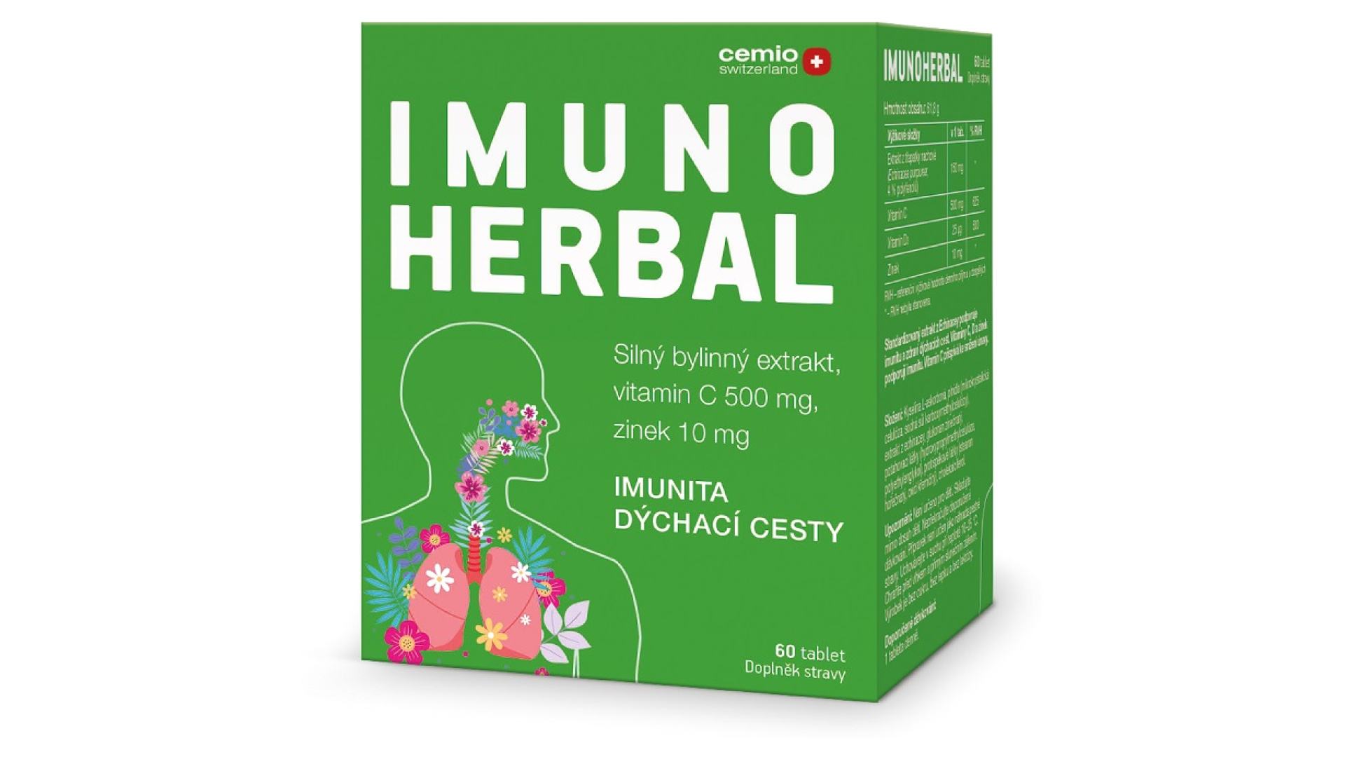 Doplněk stravy Imunoherbal Cemio, Cemio Switzerland levně | Kupi.cz