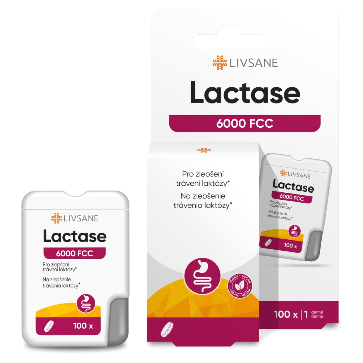 Doplněk stravy Lactase 6000 FCS Livsane v akci levně | Kupi.cz
