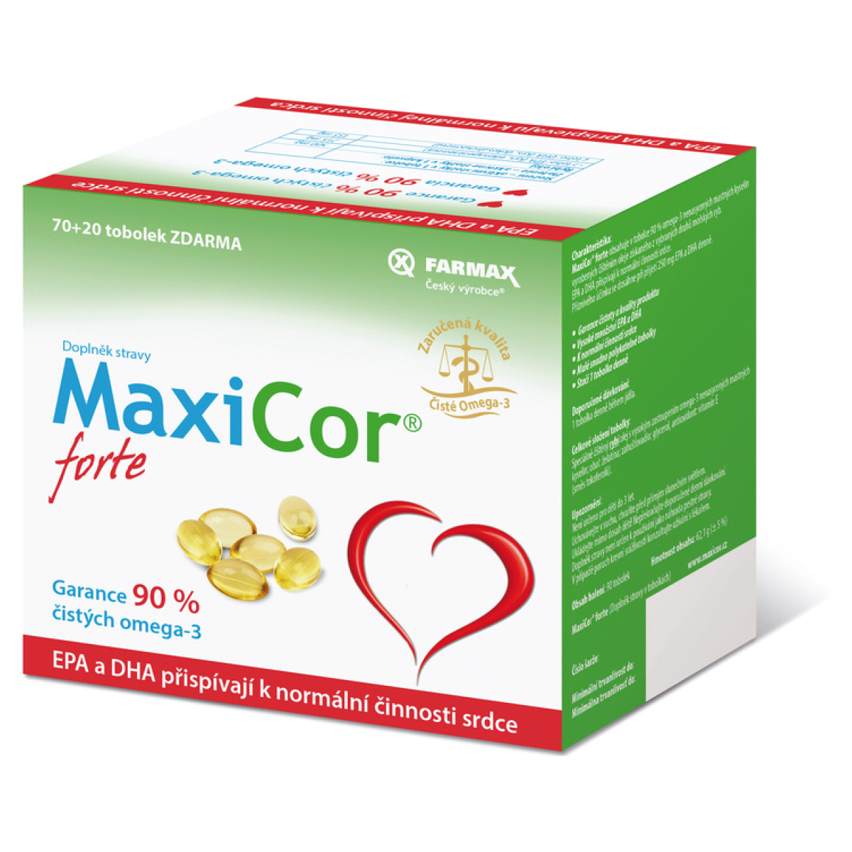 Doplněk stravy MaxiCor forte Farmax levně | Kupi.cz