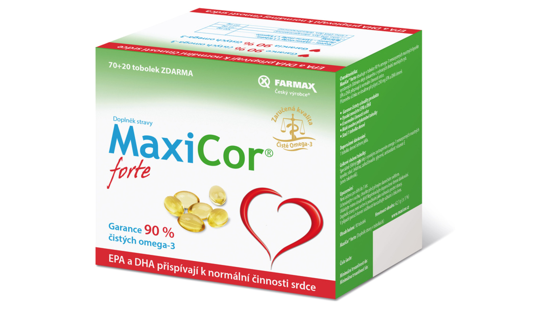 Doplněk stravy MaxiCor forte Farmax levně | Kupi.cz