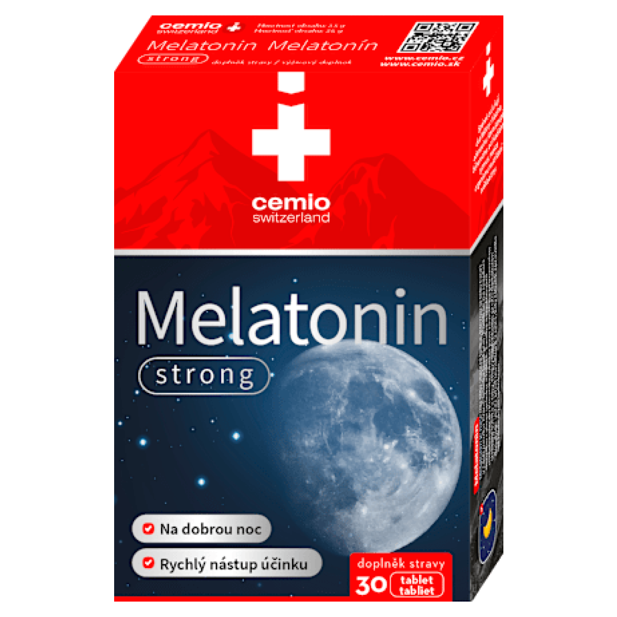 Doplněk stravy Melatonin Strong Cemio, Cemio Switzerland levně | Kupi.cz