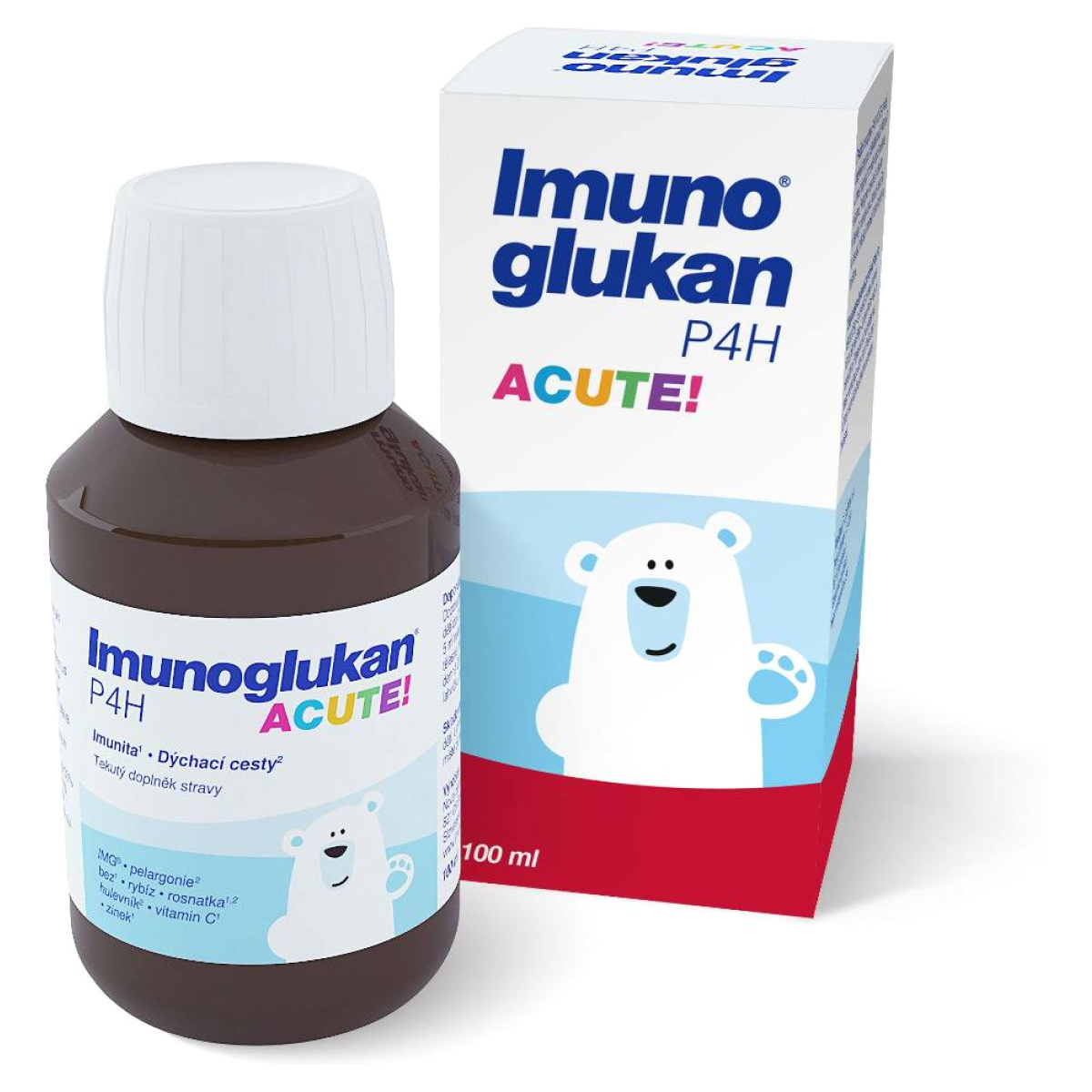 Doplněk stravy sirup Imunoglukan P4H ACUTE! levně | Kupi.cz