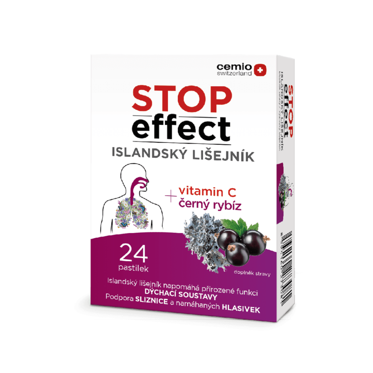 Doplněk stravy tablety Stop effect Cemio, Cemio Switzerland levně | Kupi.cz