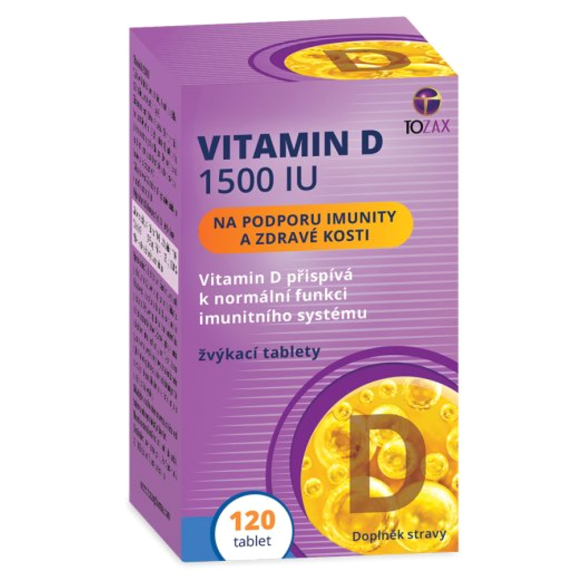 Doplněk stravy Vitamin D 1500 IU Tozax levně | Kupi.cz