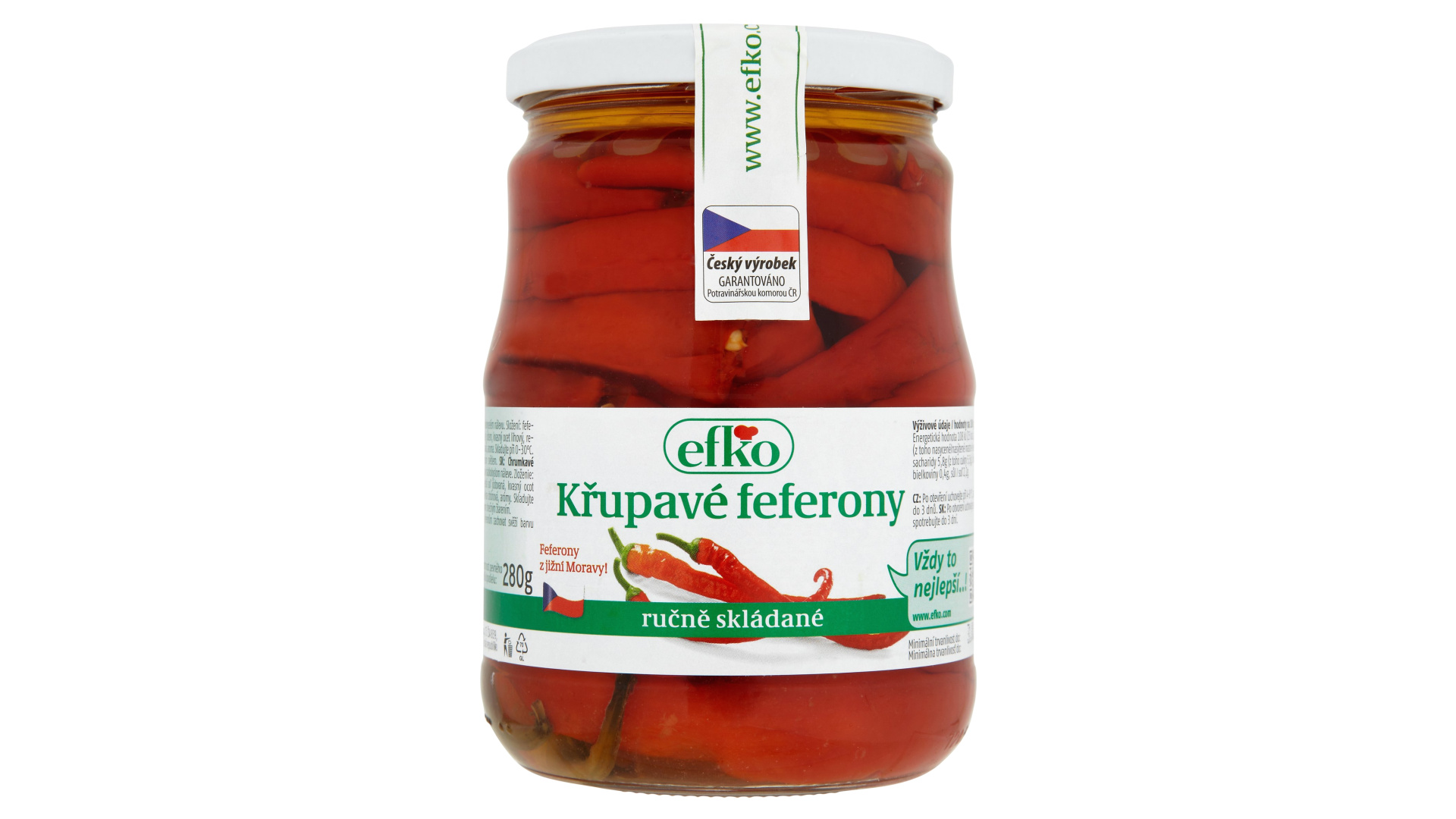 Feferony křupavé Efko levně | Kupi.cz