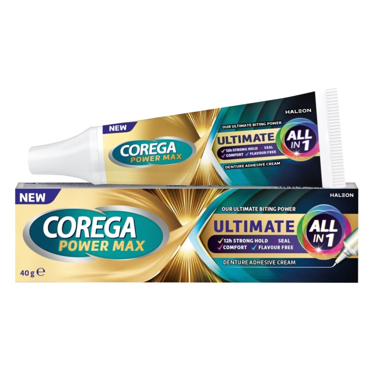 Fixační krém na zubní protézu Corega Power Ultimate Max v akci levně ...