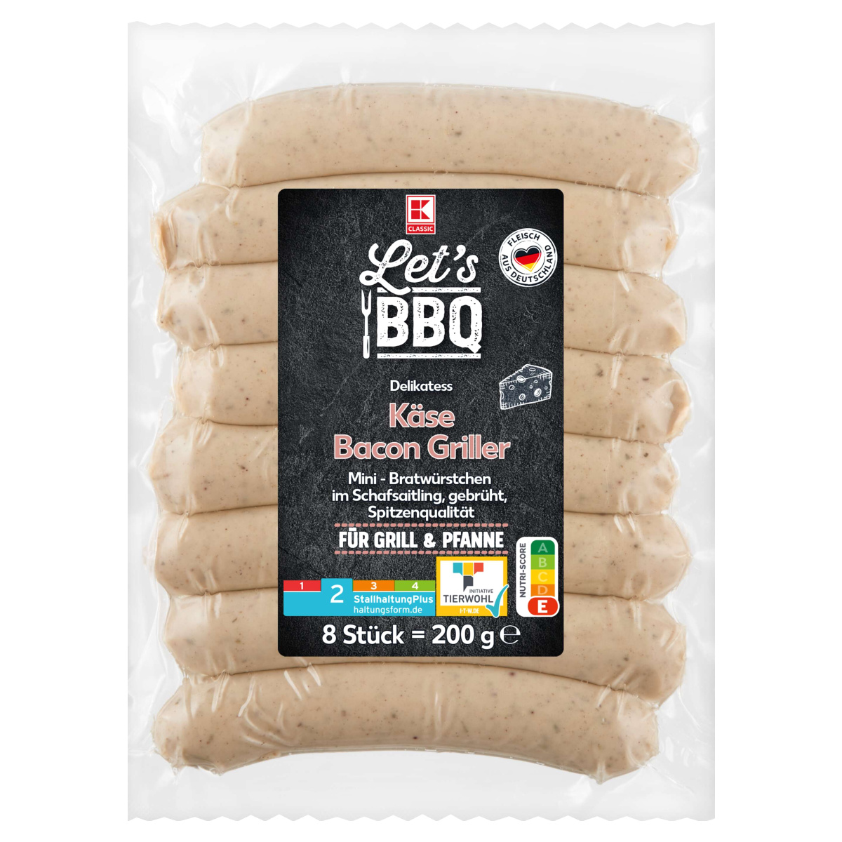 Grilovací klobása se sýrem a slaninou Let's BBQ levně | Kupi.cz