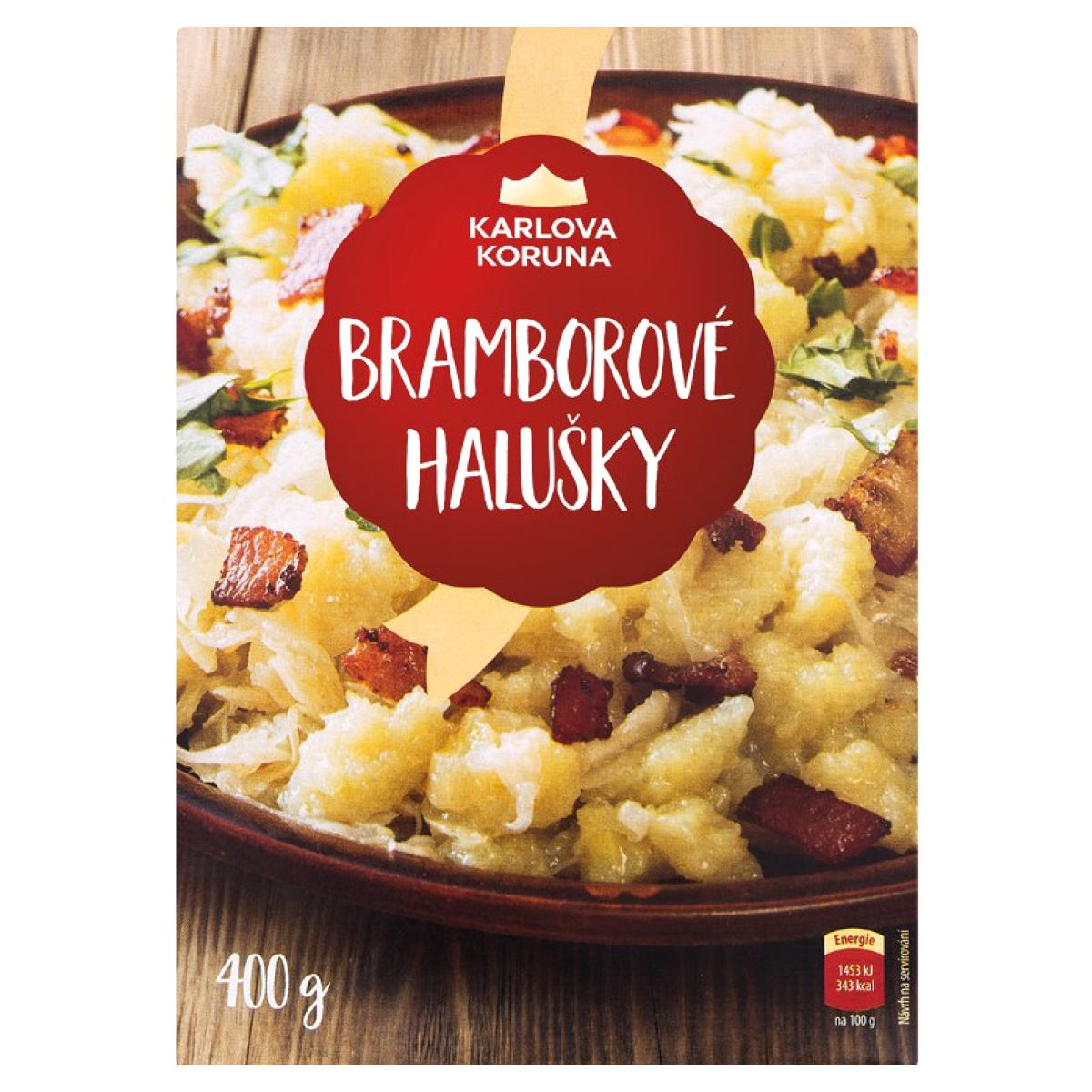 Halušky s uzeným masem a zelím Karlova Koruna levně | Kupi.cz