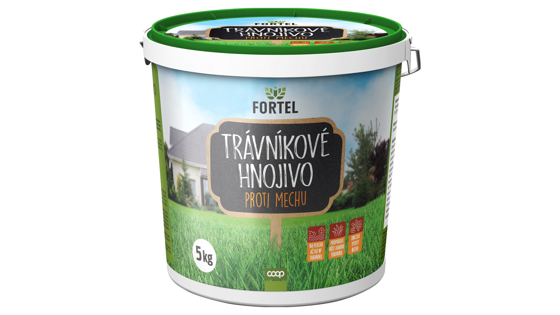 Hnojivo na trávníky proti mechu Fortel levně | Kupi.cz