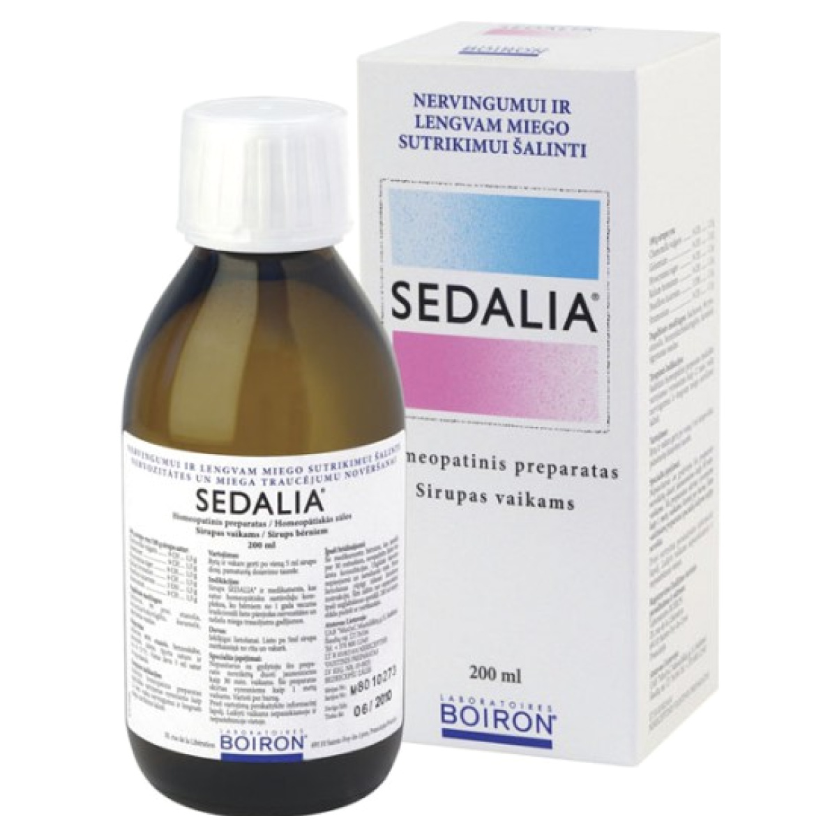 Homeopatikum sirup při nervozitě Sedalia, Boiron levně | Kupi.cz