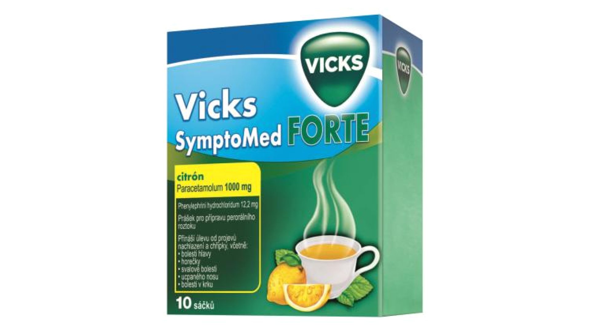 Horký nápoj SymptoMed Forte Vicks levně | Kupi.cz