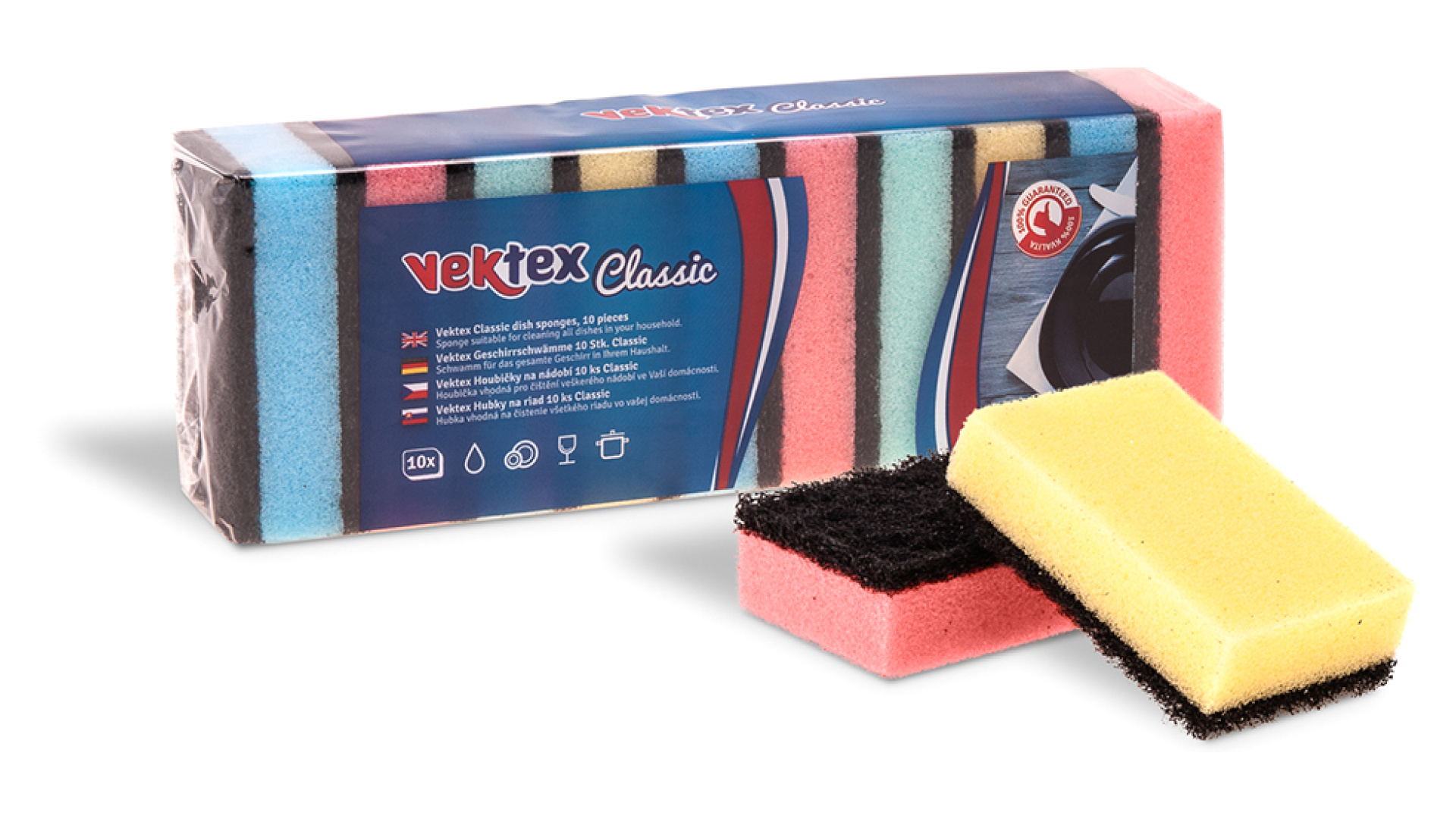 Houbičky na nádobí Vektex v akci levně | Kupi.cz