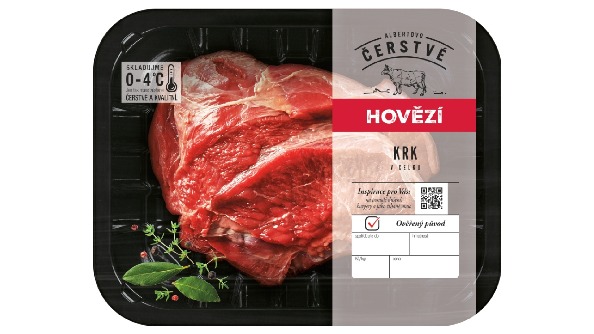 Hovězí přední bez kosti - krk Albert levně | Kupi.cz