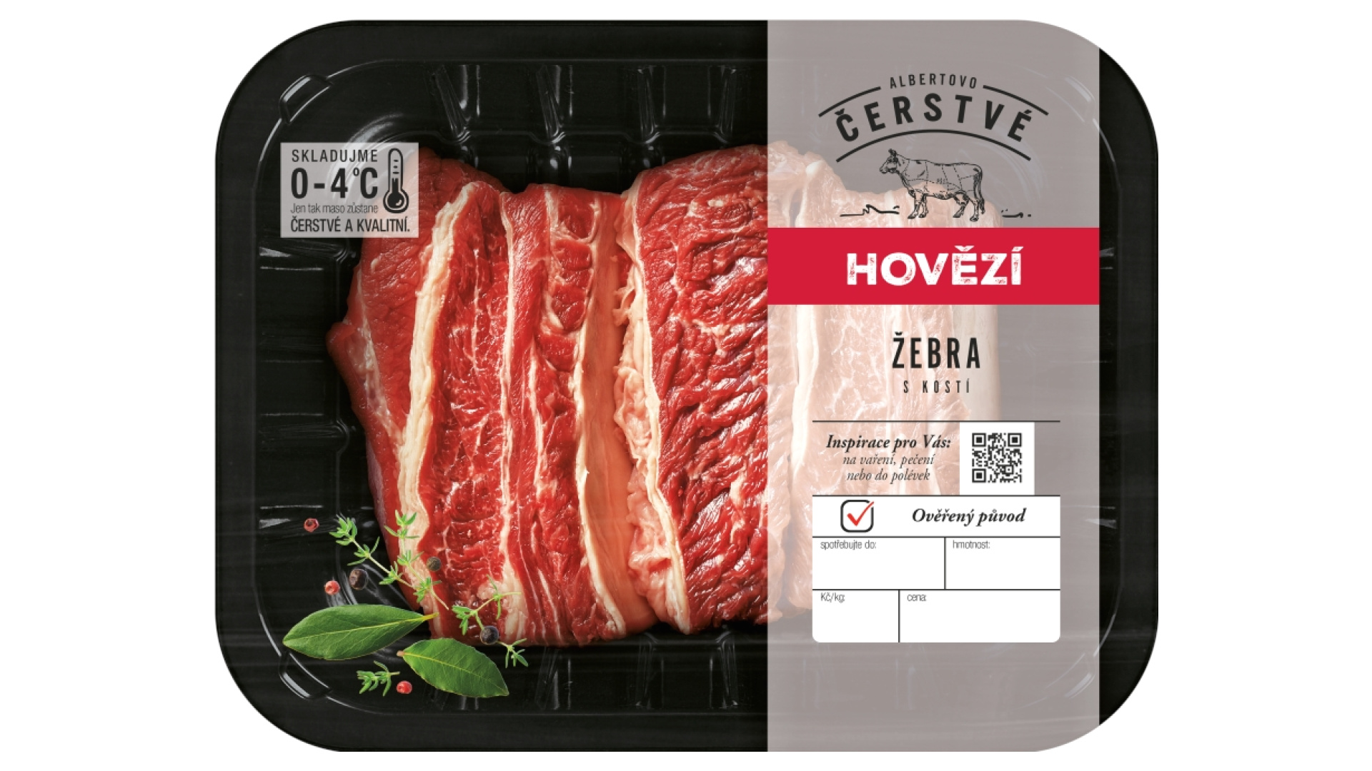Hovězí přední s kostí - žebro Albert v akci levně | Kupi.cz