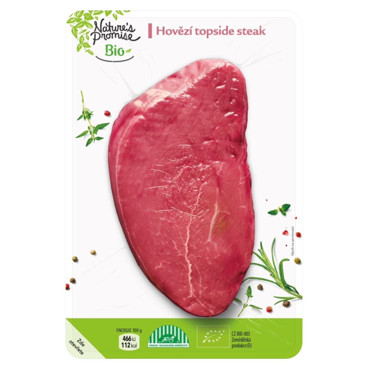 Hovězí steak topside Bio Nature’s Promise, Nature's Promise levně | Kupi.cz