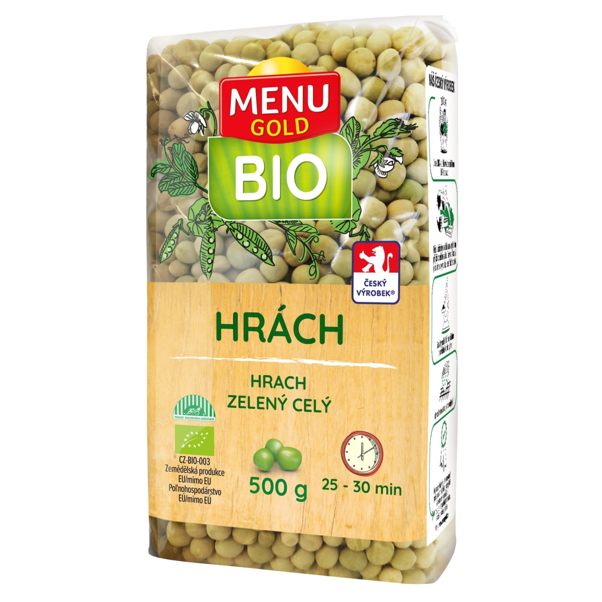 Hrách zelený Bio Menu Gold levně | Kupi.cz