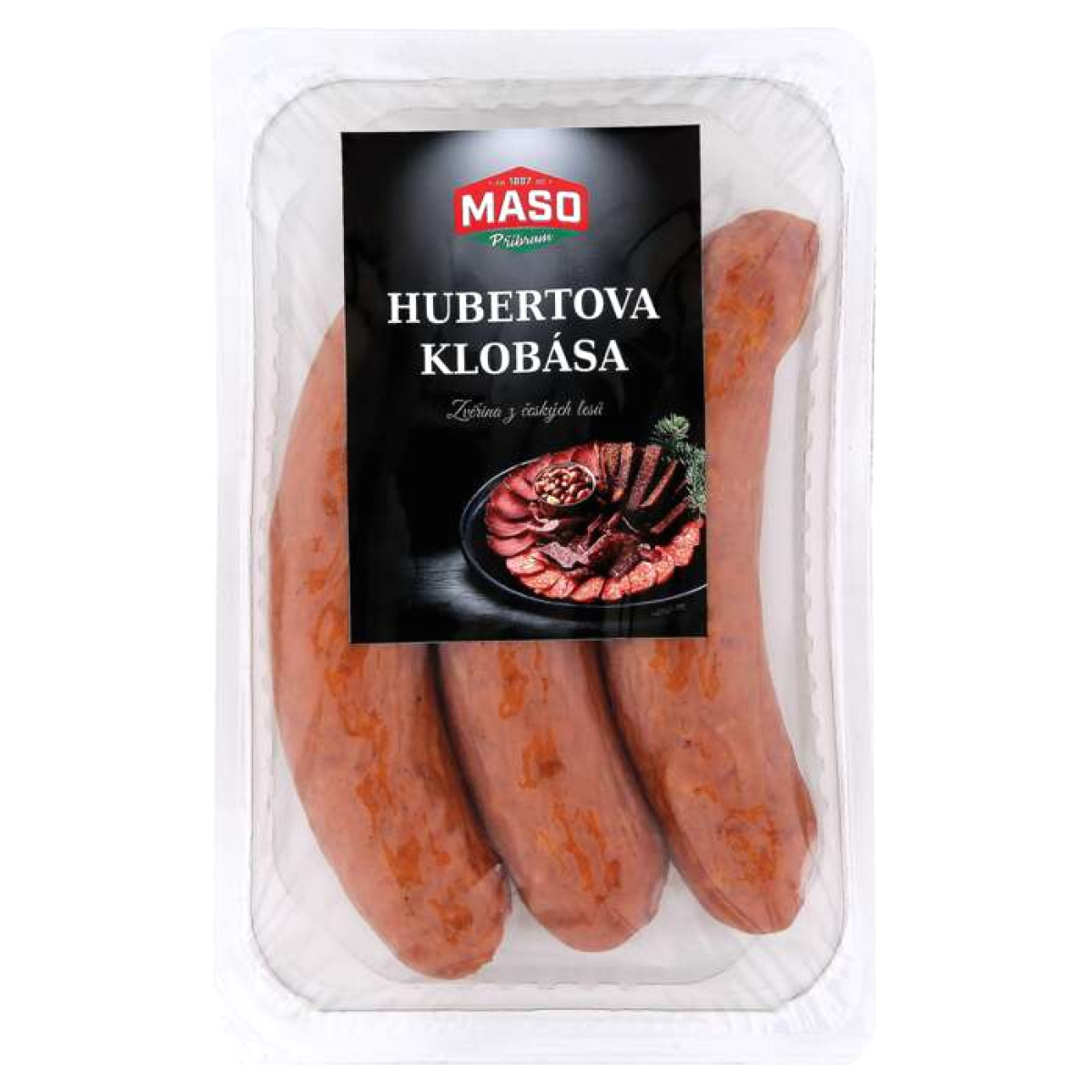 Hubertova klobása Maso Příbram levně | Kupi.cz