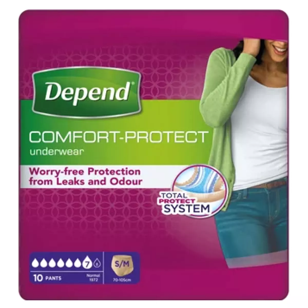 Inkontinenční kalhotky Comfort Protect Depend levně | Kupi.cz
