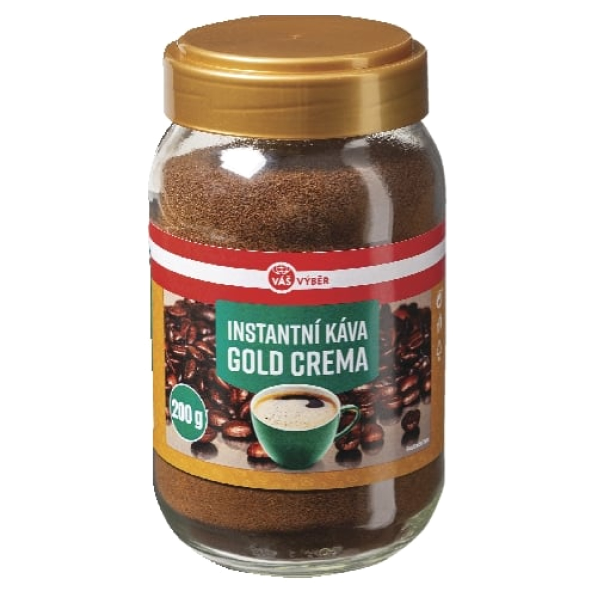 Instantní káva Gold Crema Váš Výběr levně | Kupi.cz