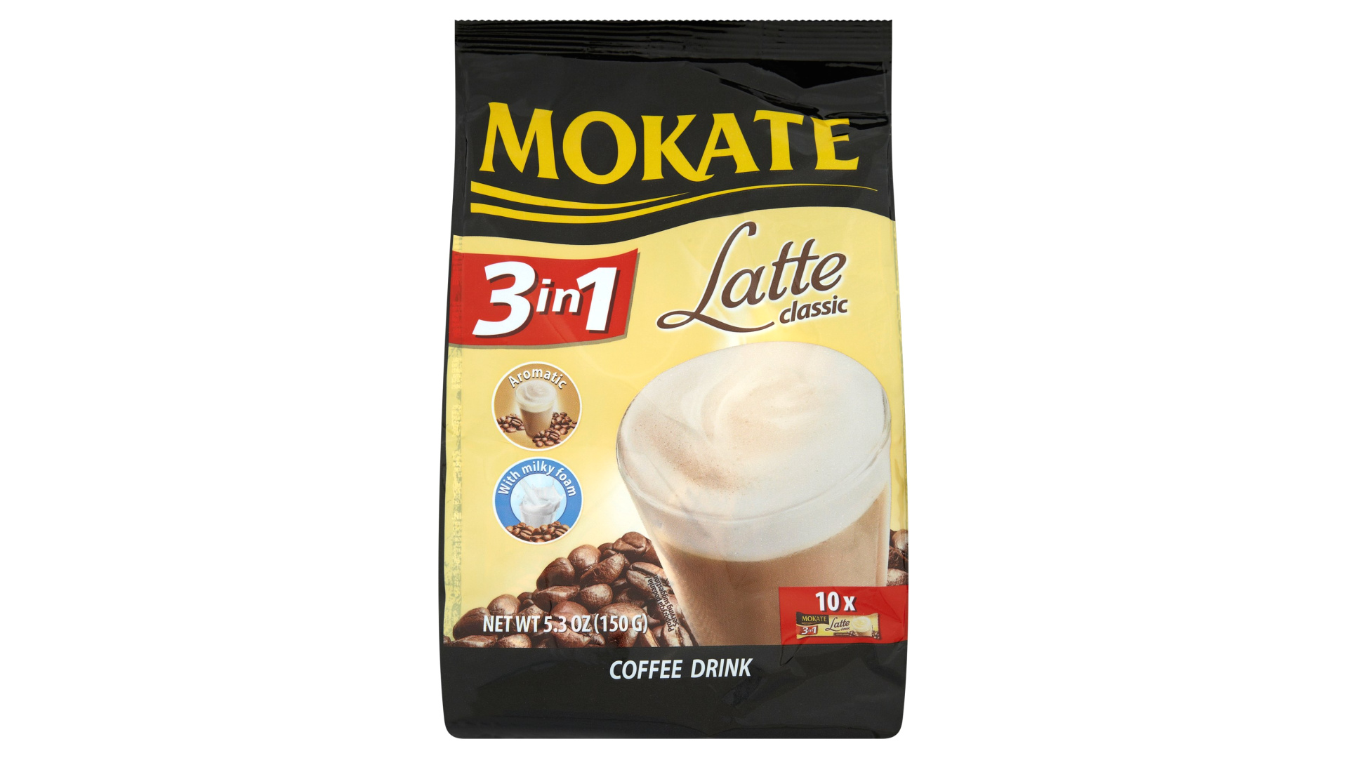 Instantní káva porcovaná Latte 3v1 Mokate levně | Kupi.cz
