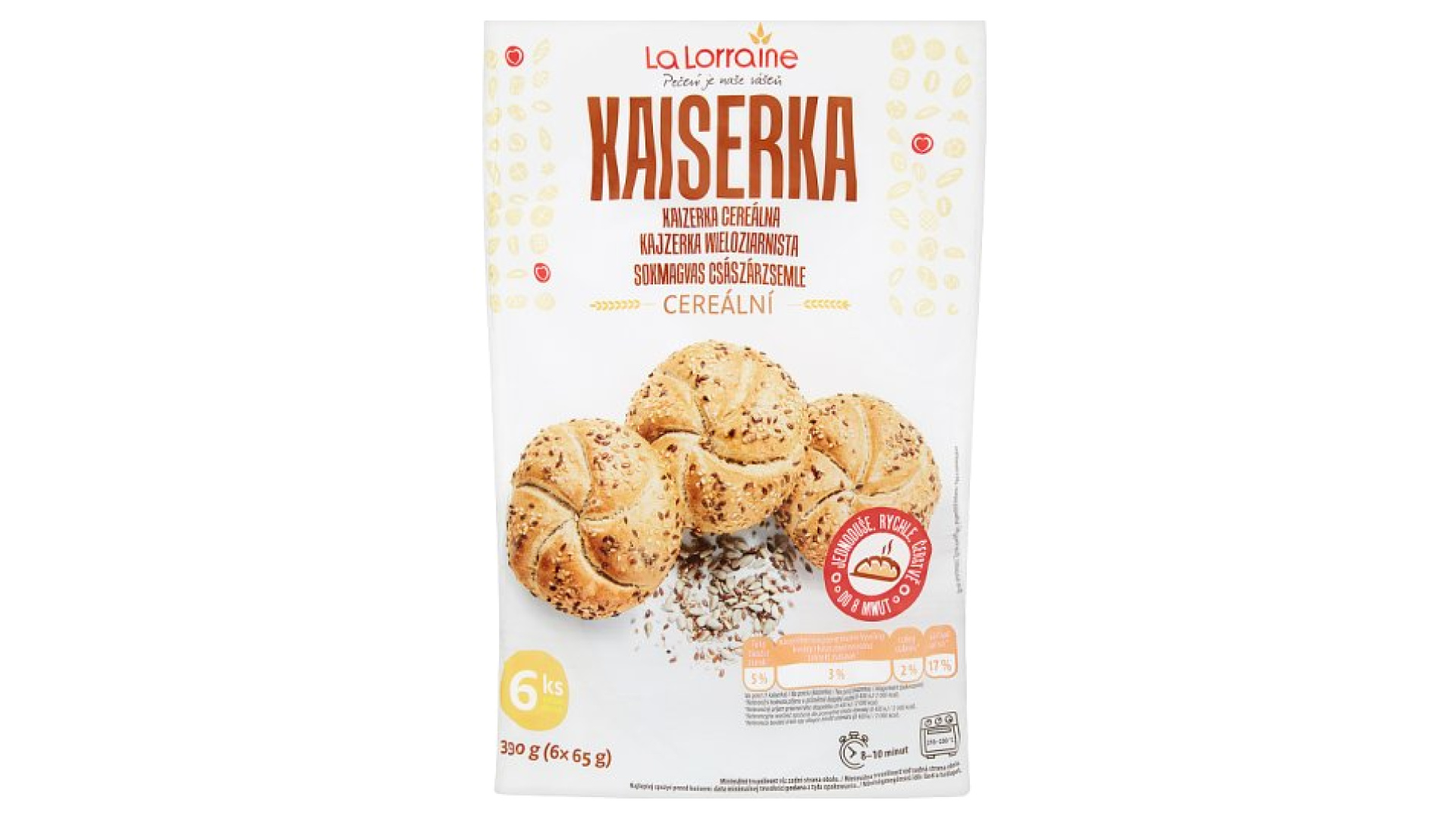 Kaiserka cereální mražená La Lorraine levně | Kupi.cz