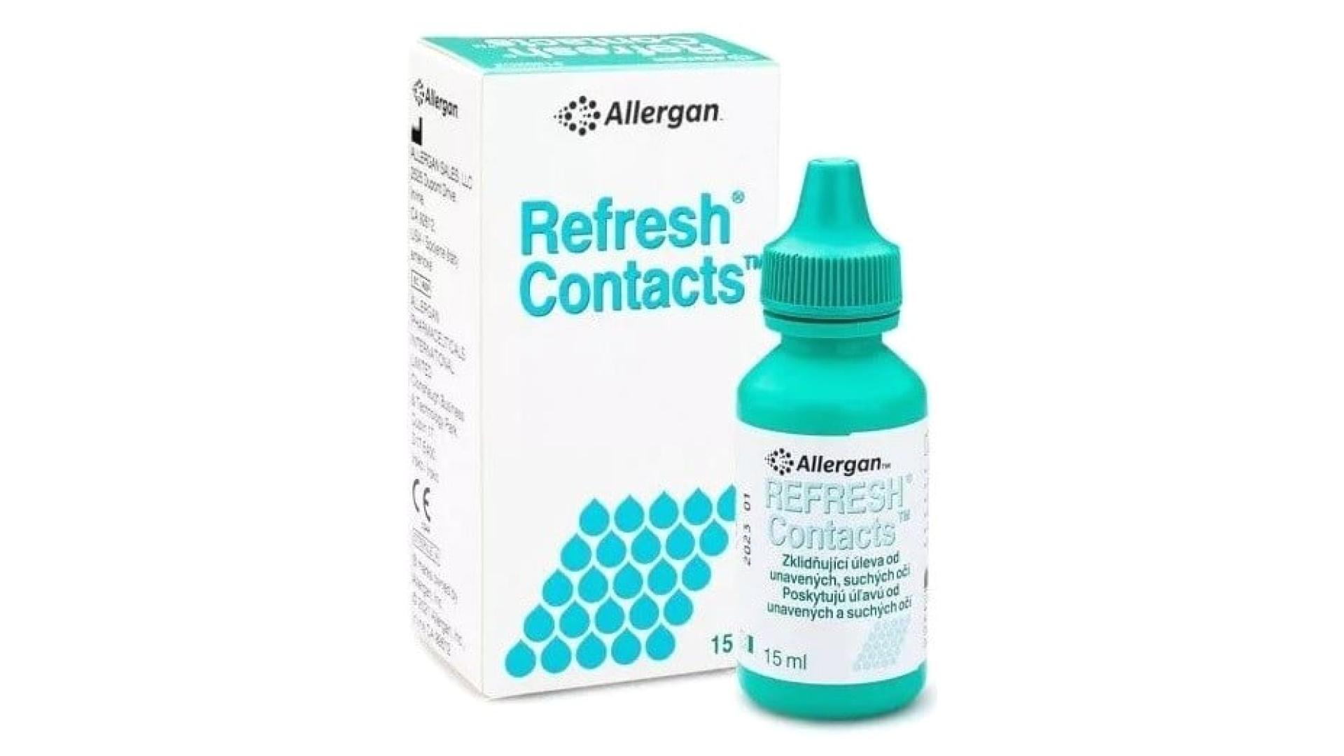 Kapky oční Refresh Contacts, Allergan levně | Kupi.cz