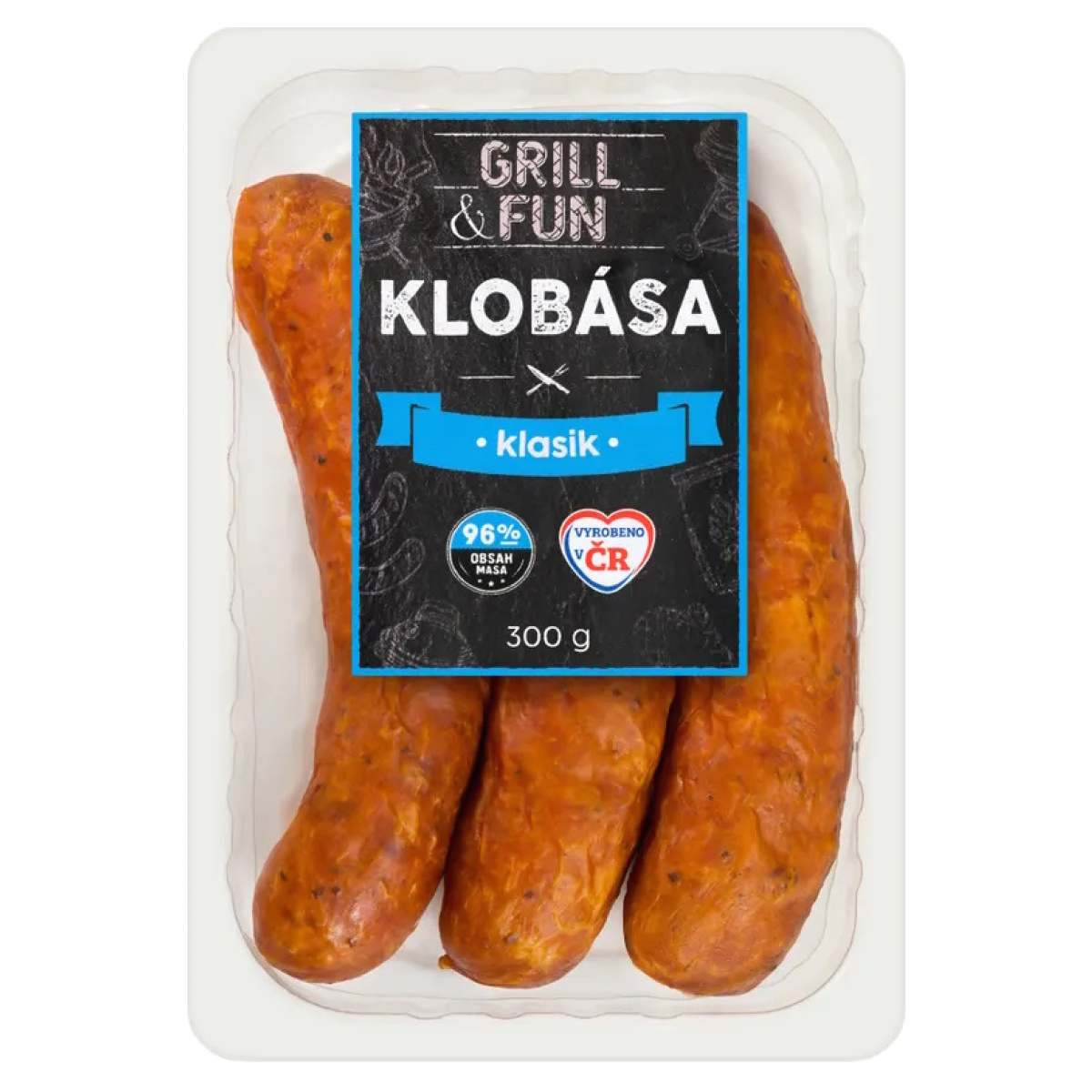 Klobása klasik Grill&Fun, Grill & Fun levně | Kupi.cz